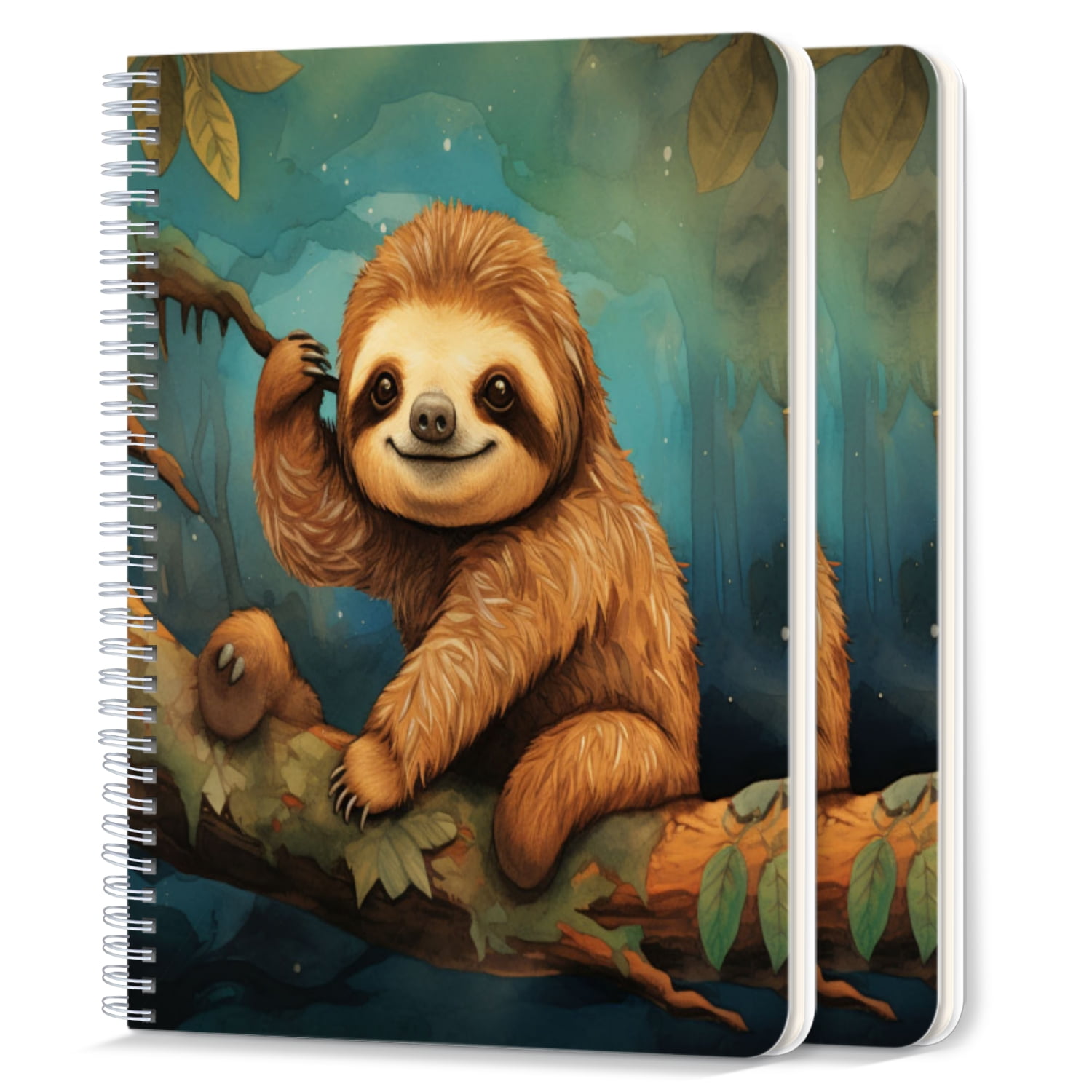 Spiral Notebook,College Ruled Journal,8.26" x 5.71" 50 Sheets/100 Pages ...
