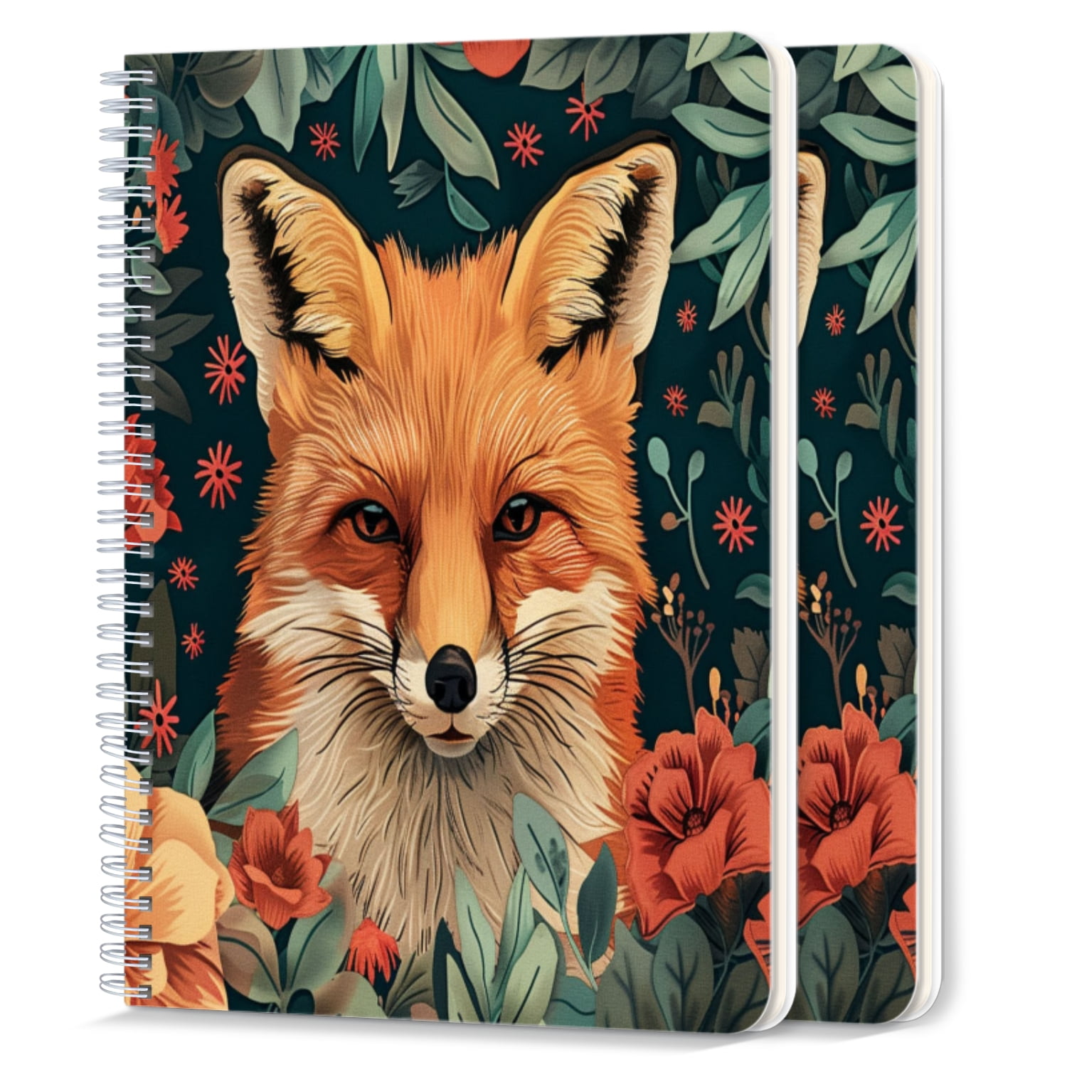 Spiral Notebook,College Ruled Journal,8.26" x 5.71" 50 Sheets/100 Pages ...