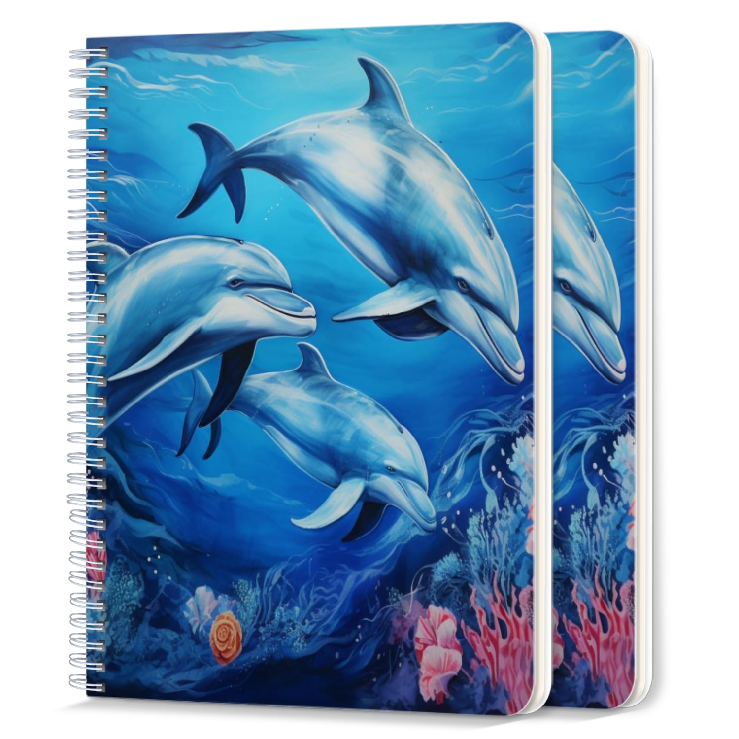 Spiral Notebook,College Ruled Journal,8.26" x 5.71" 50 Sheets/100 Pages ...