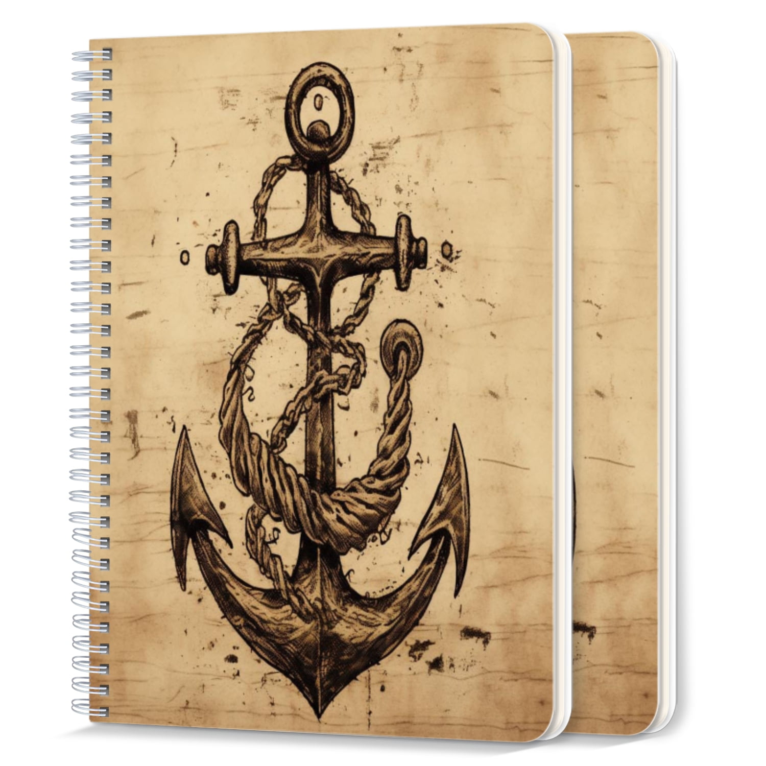 Spiral Notebook,College Ruled Journal,8.26" x 5.71" 50 Sheets/100 Pages ...