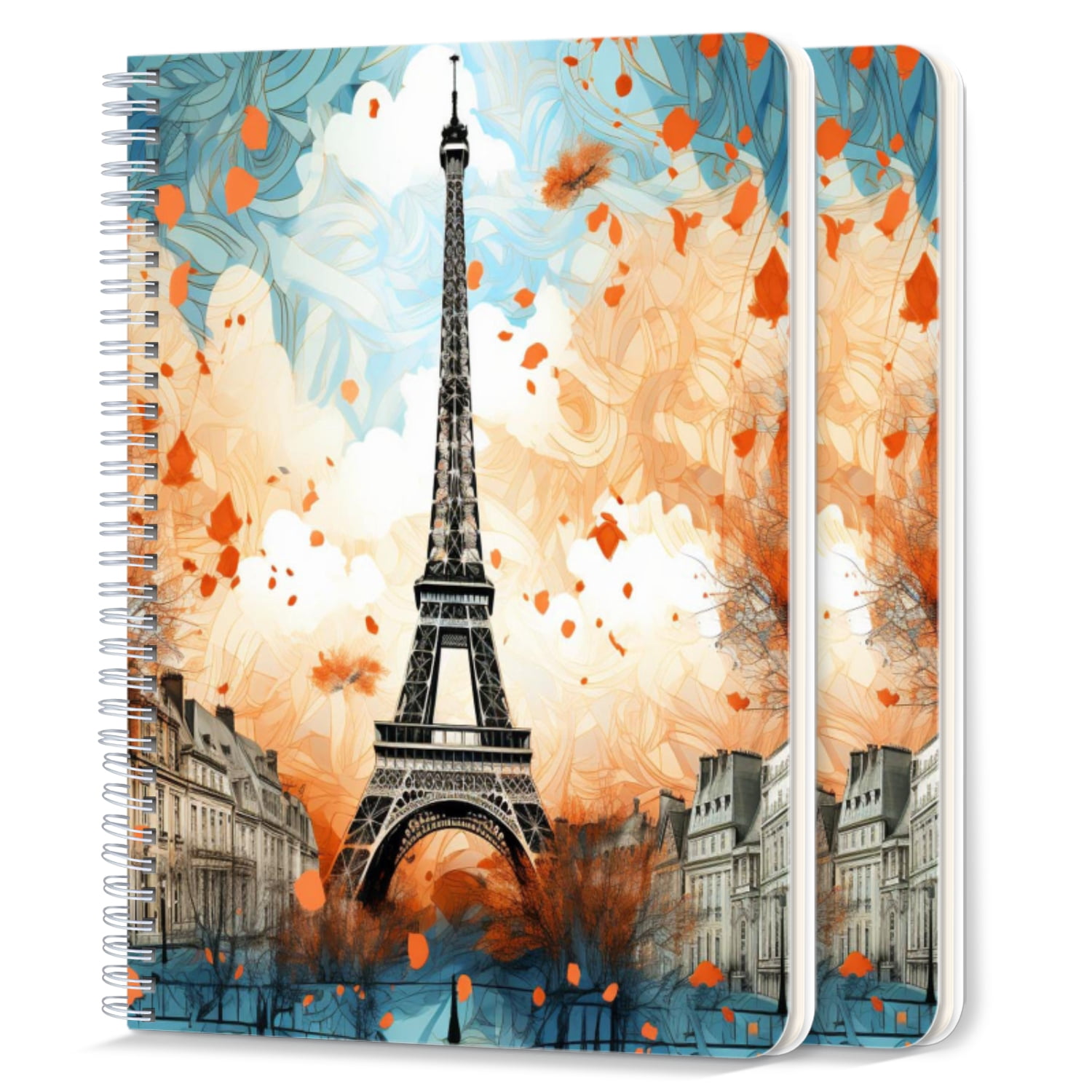 Spiral Notebook,College Ruled Journal,8.26" x 5.71" 50 Sheets/100 Pages ...