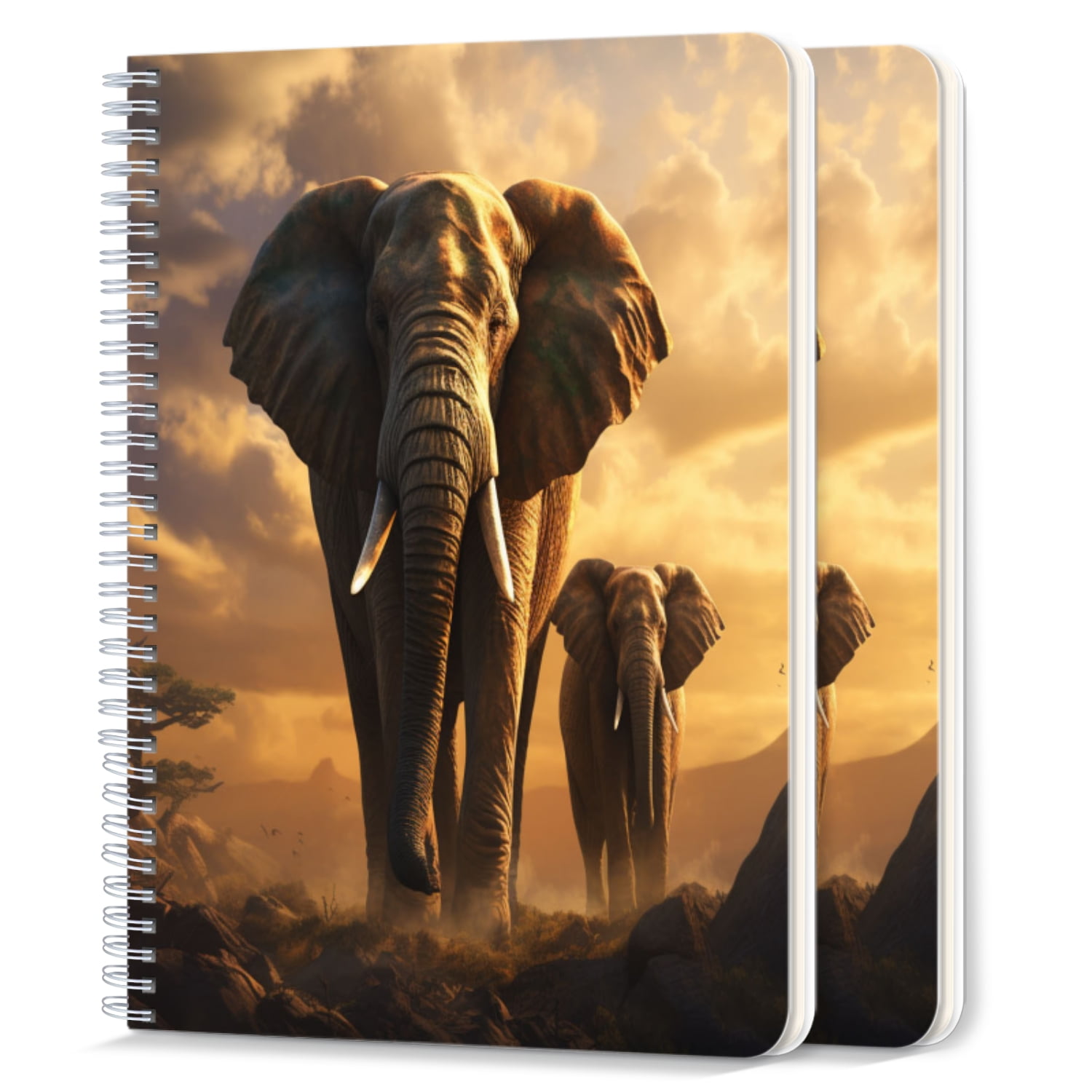 Spiral Notebook,College Ruled Journal,8.26" x 5.71" 50 Sheets/100 Pages ...