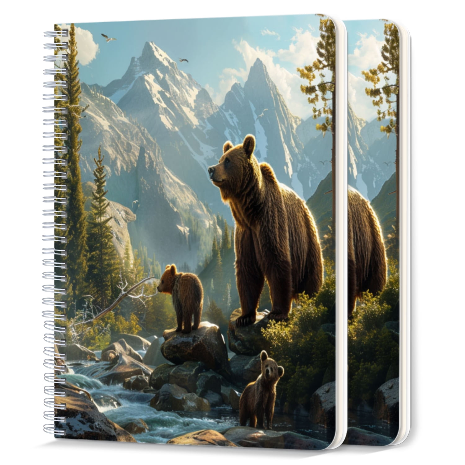 Spiral Notebook,College Ruled Journal,8.26" x 5.71" 50 Sheets/100 Pages ...
