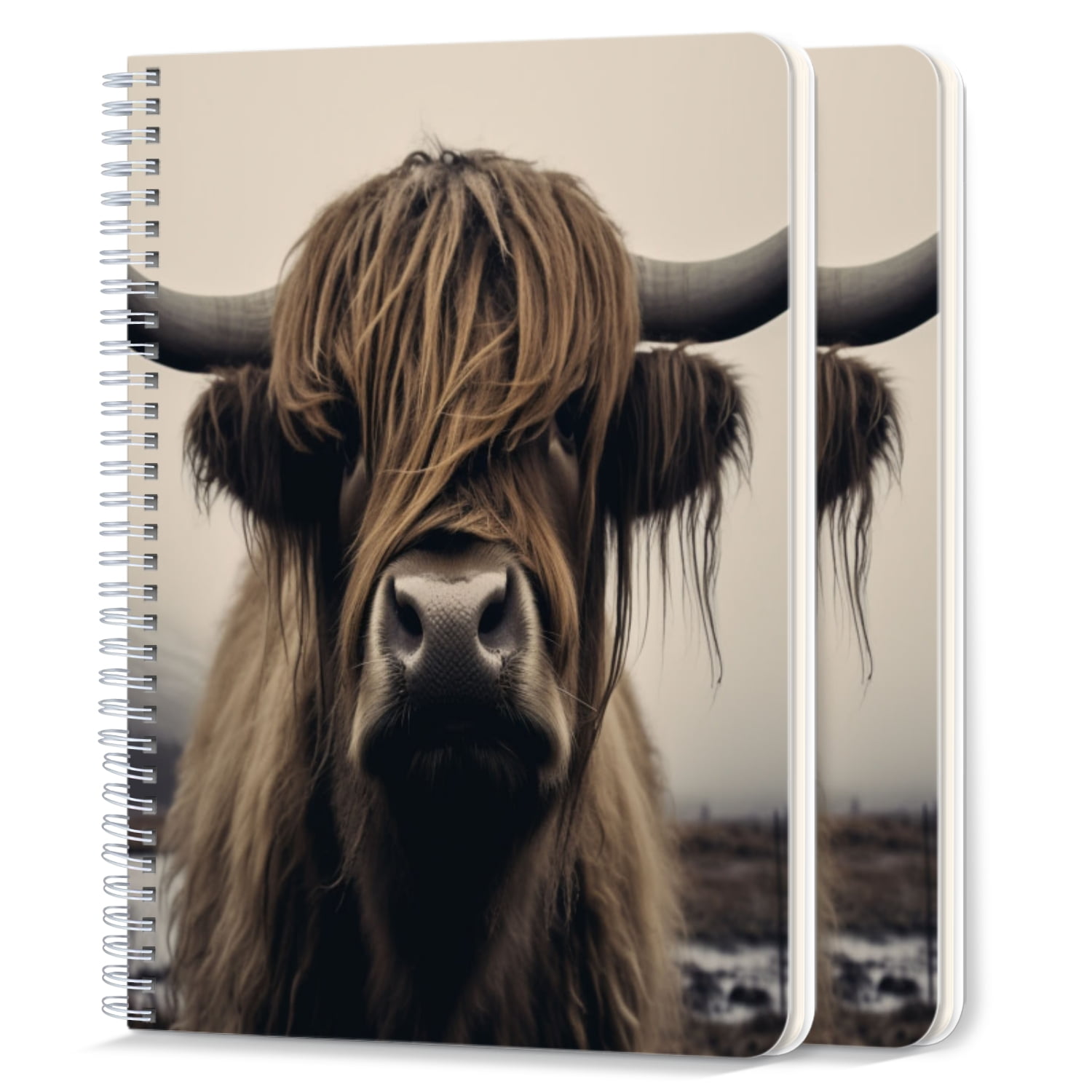 Spiral Notebook,College Ruled Journal,8.26" x 5.71" 50 Sheets/100 Pages ...