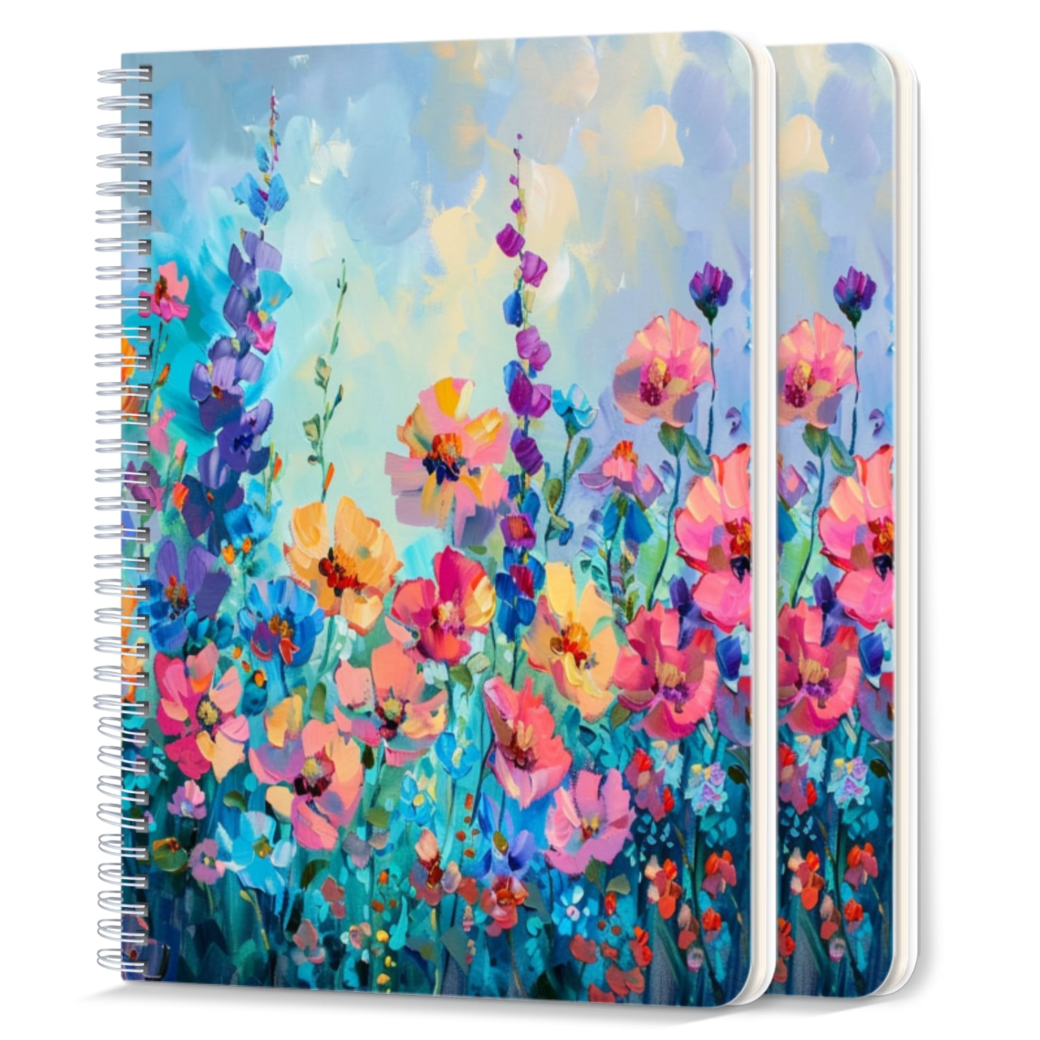 Spiral Notebook,College Ruled Journal,8.26" x 5.71" 50 Sheets/100 Pages ...