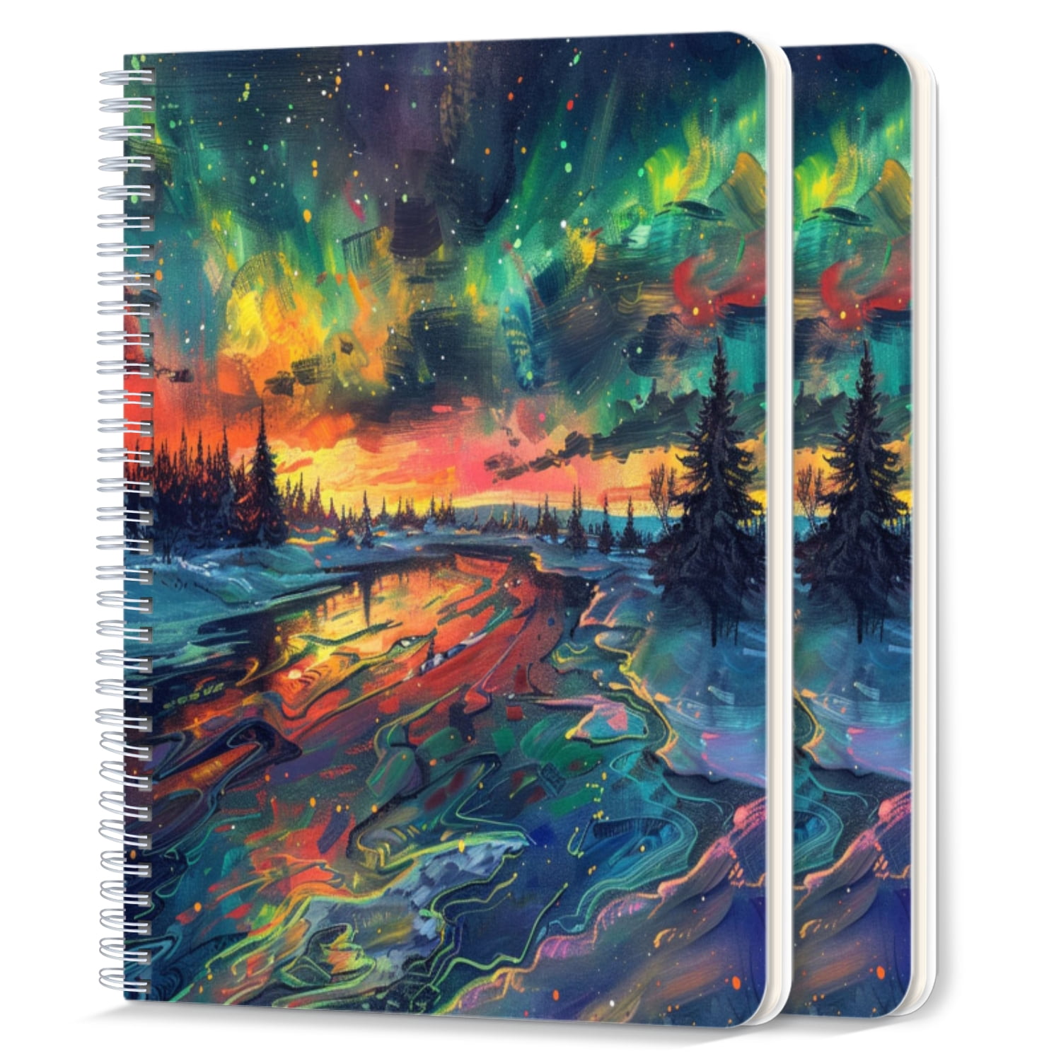 Spiral Notebook,College Ruled Journal,8.26" x 5.71" 50 Sheets/100 Pages ...