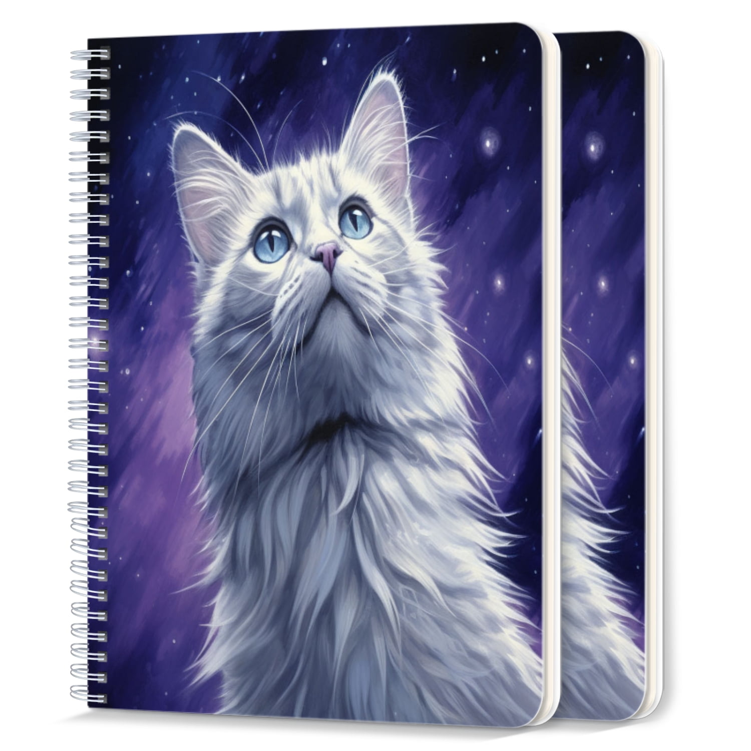 Spiral Notebook,College Ruled Journal,8.26" x 5.71" 50 Sheets/100 Pages ...