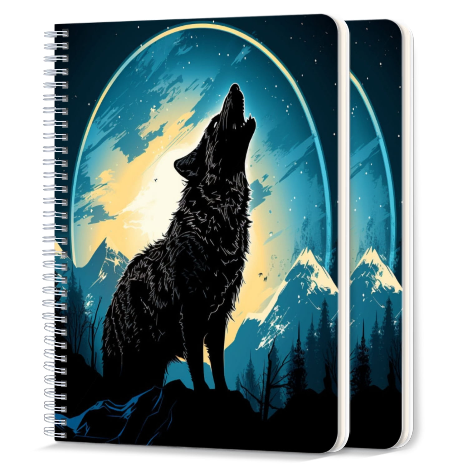Spiral Notebook,College Ruled Journal,8.26" x 5.71" 50 Sheets/100 Pages ...