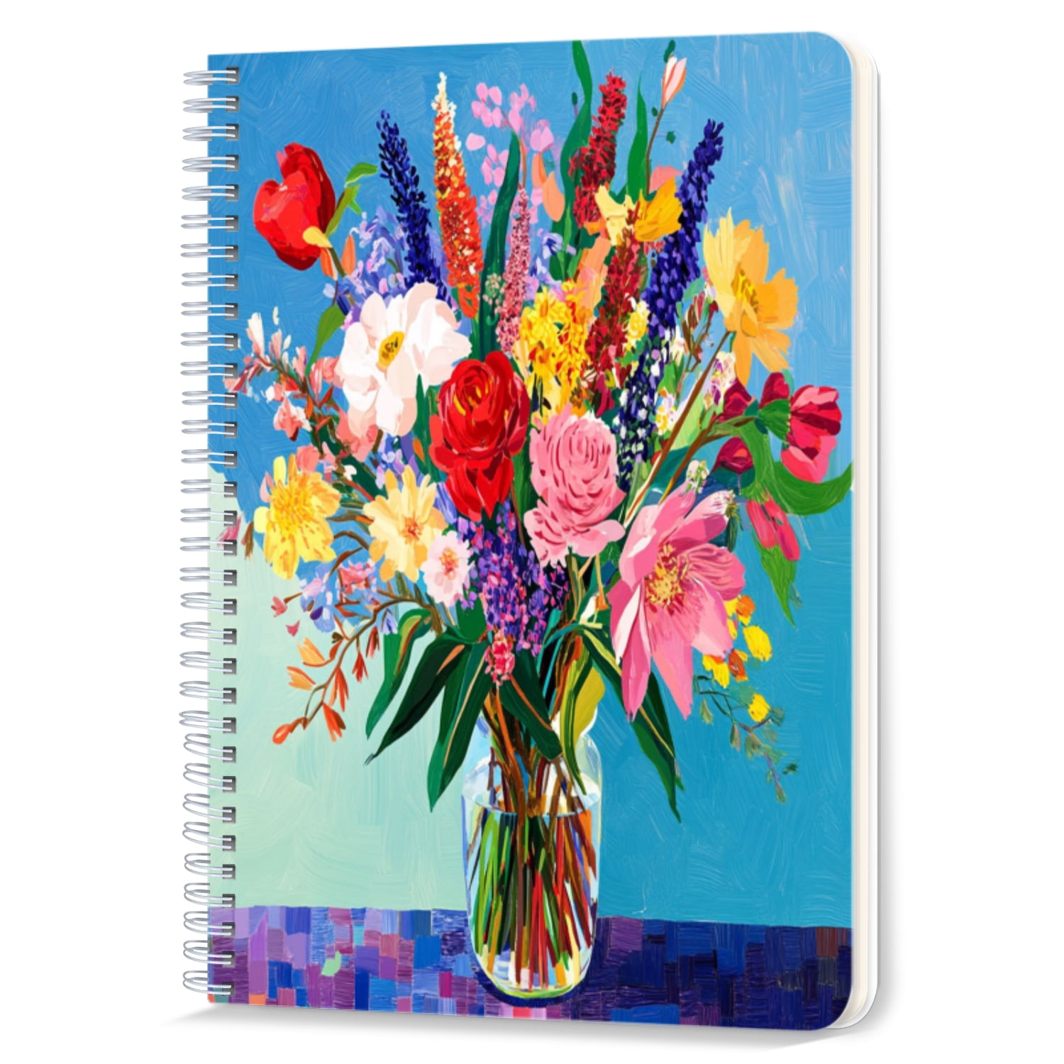 Spiral Notebook,College Ruled Journal,8.26" x 5.71" 50 Sheets/100 Pages ...