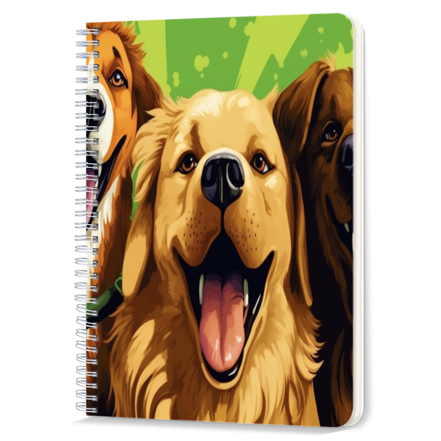 Spiral Notebook,College Ruled Journal,8.26" x 5.71" 50 Sheets/100 Pages ...