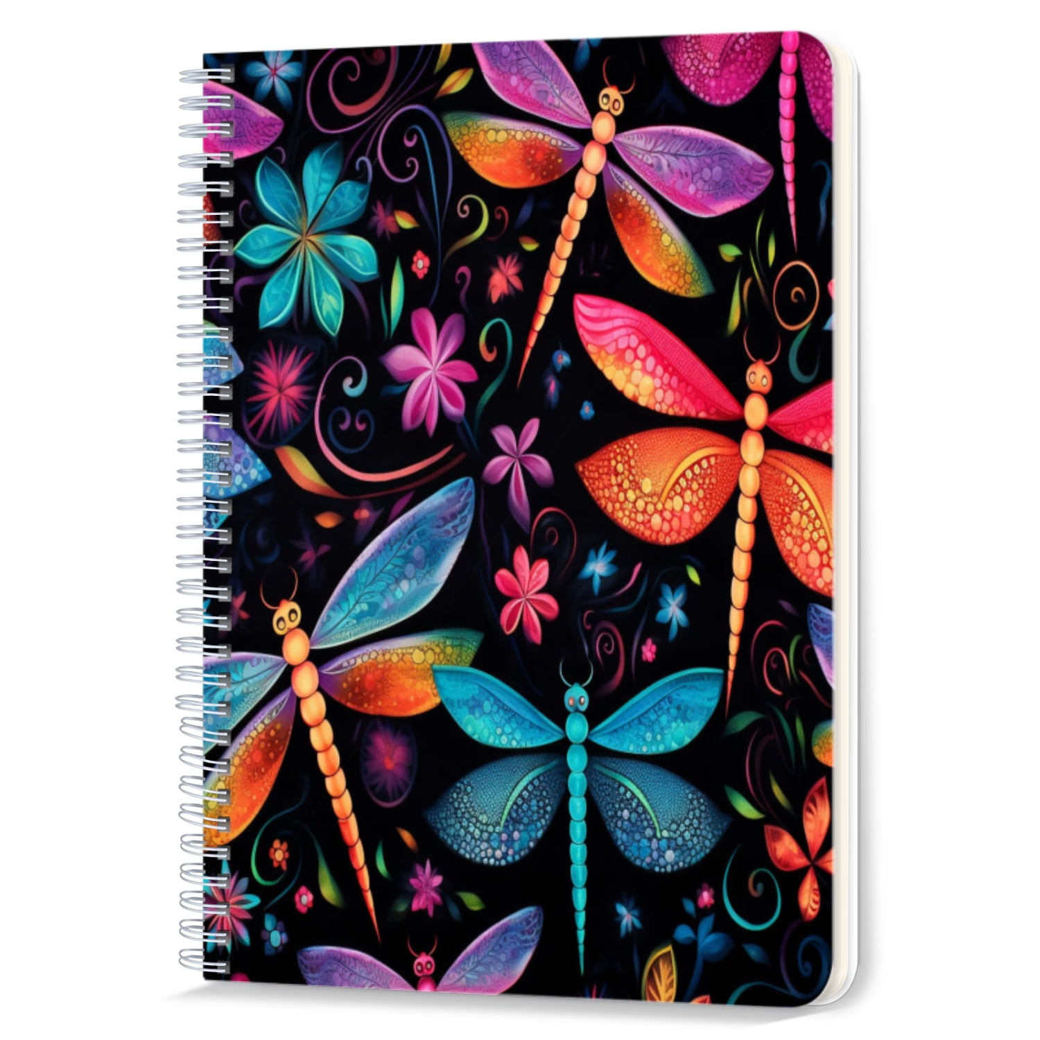 Spiral Notebook,College Ruled Journal,8.26" x 5.71" 50 Sheets/100 Pages ...