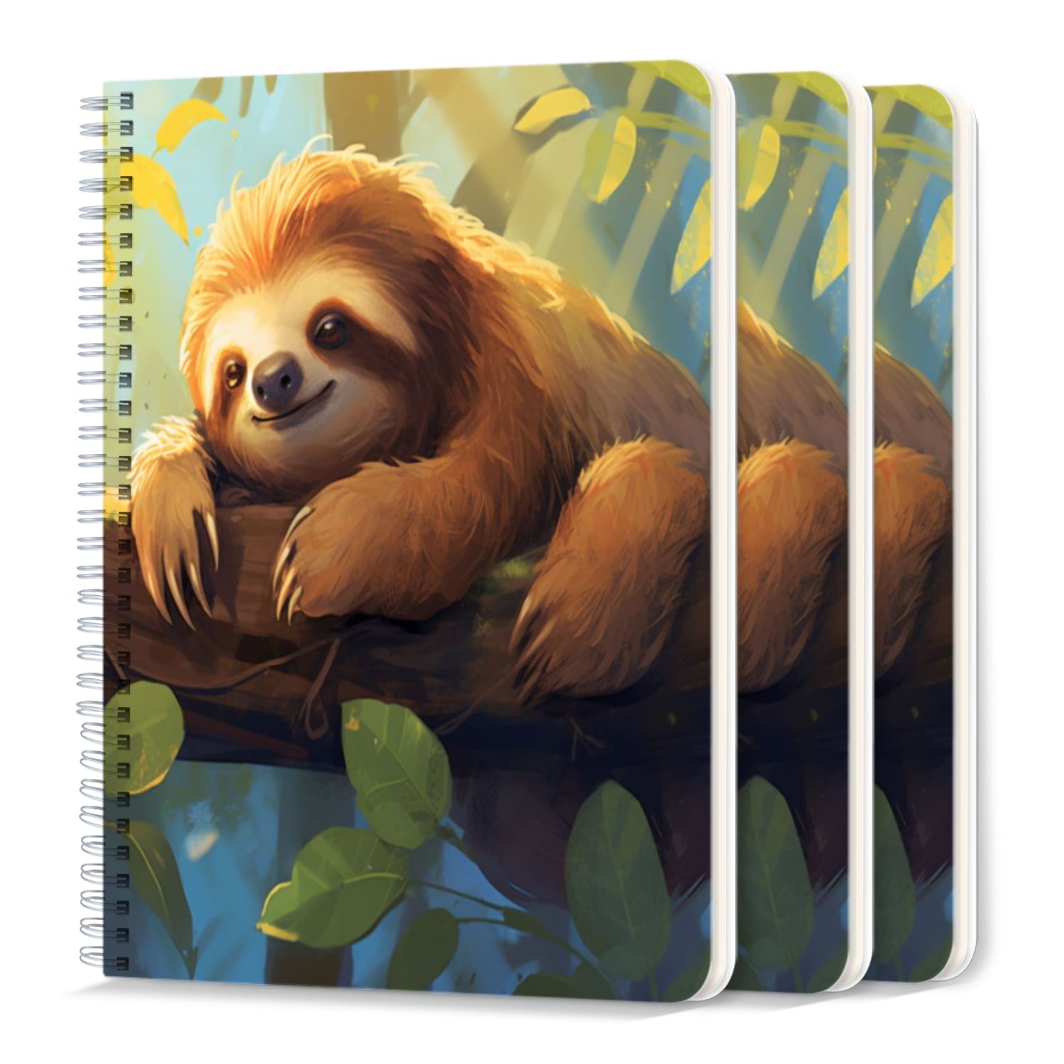 Spiral Notebook,College Ruled Journal,8.26" x 5.71" 50 Sheets/100 Pages ...