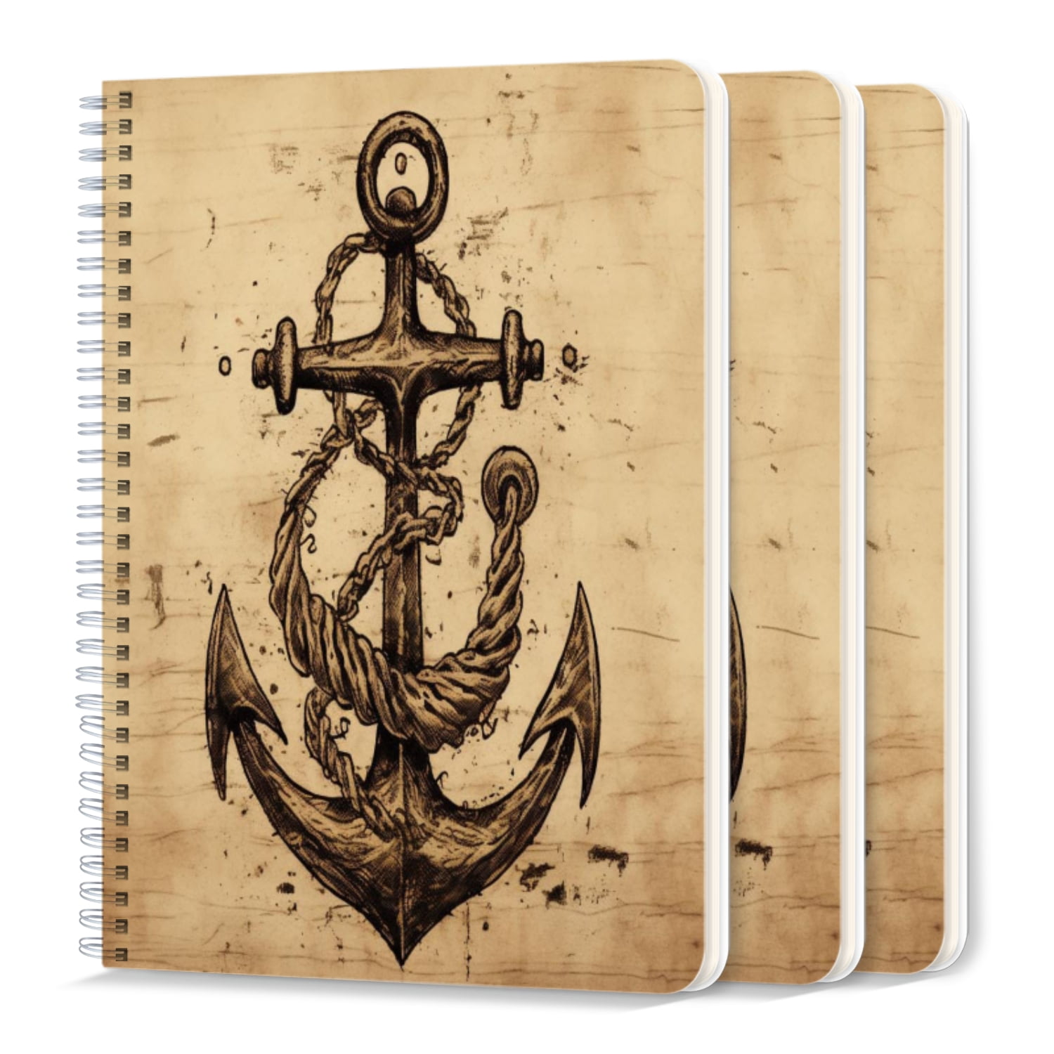 Spiral Notebook,College Ruled Journal,8.26" x 5.71" 50 Sheets/100 Pages ...