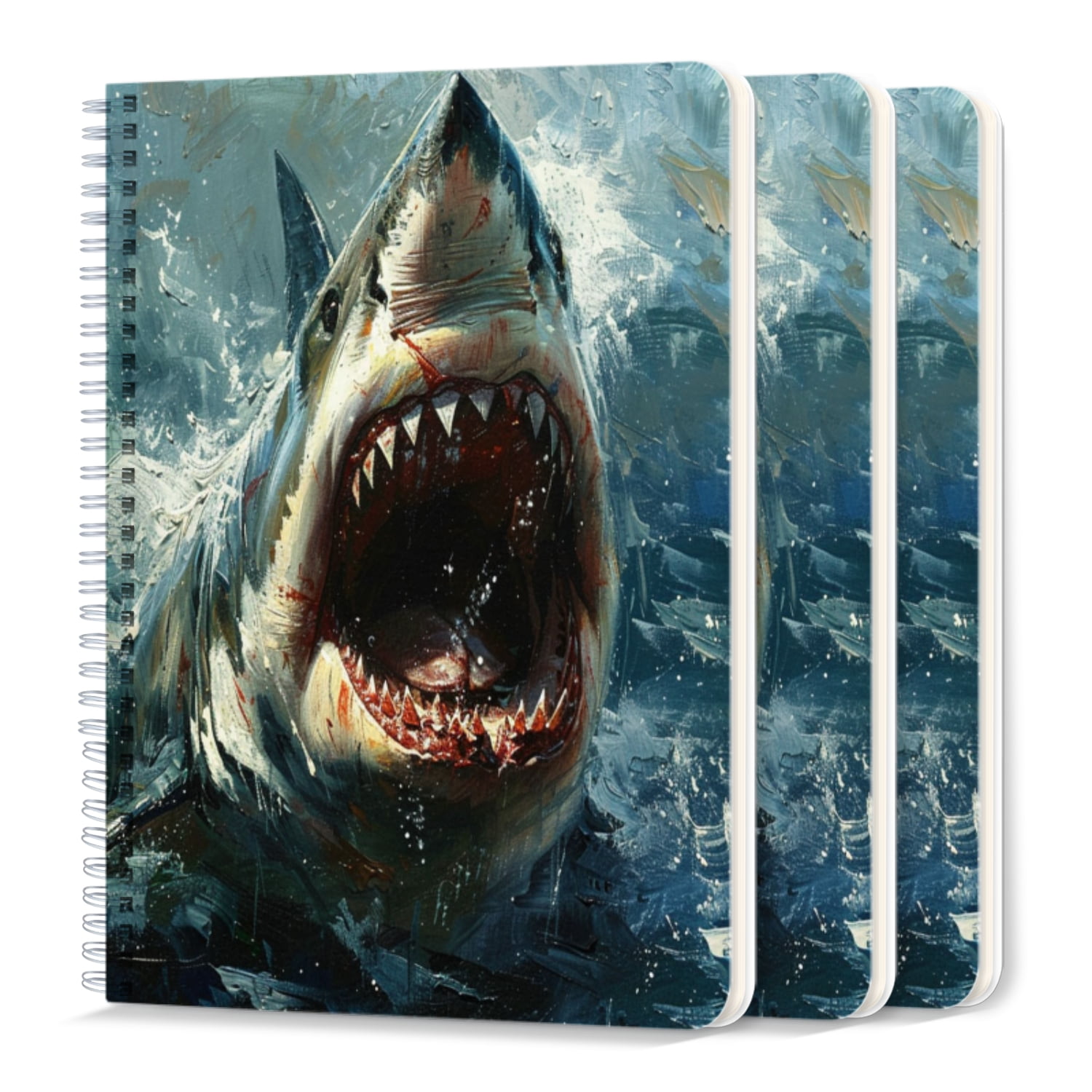 Spiral Notebook,College Ruled Journal,8.26" x 5.71" 50 Sheets/100 Pages ...