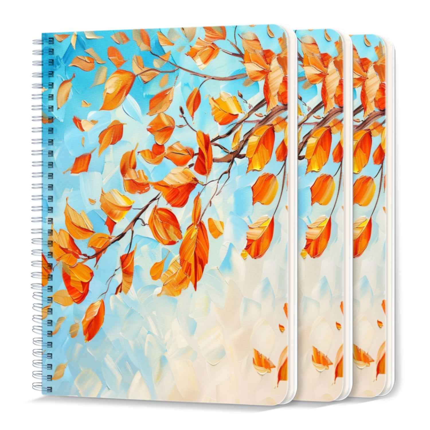 Spiral Notebook,College Ruled Journal,8.26" x 5.71" 50 Sheets/100 Pages ...