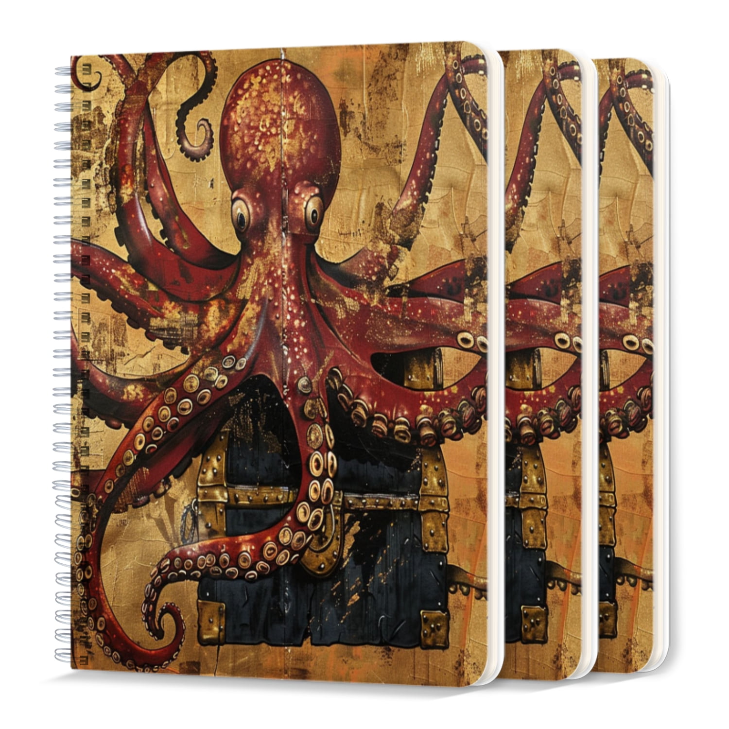 Spiral Notebook,College Ruled Journal,8.26" x 5.71" 50 Sheets/100 Pages ...