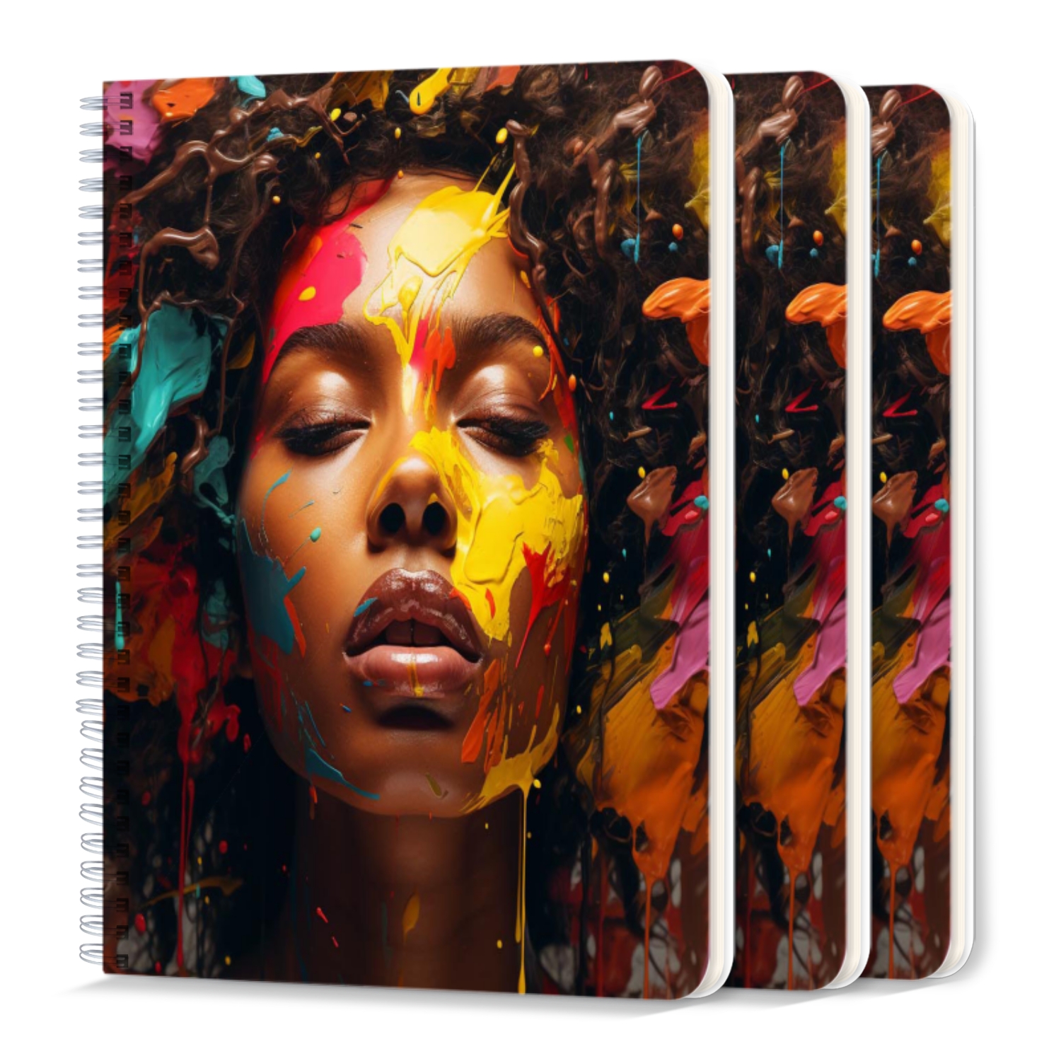 Spiral Notebook,College Ruled Journal,8.26" x 5.71" 50 Sheets/100 Pages ...