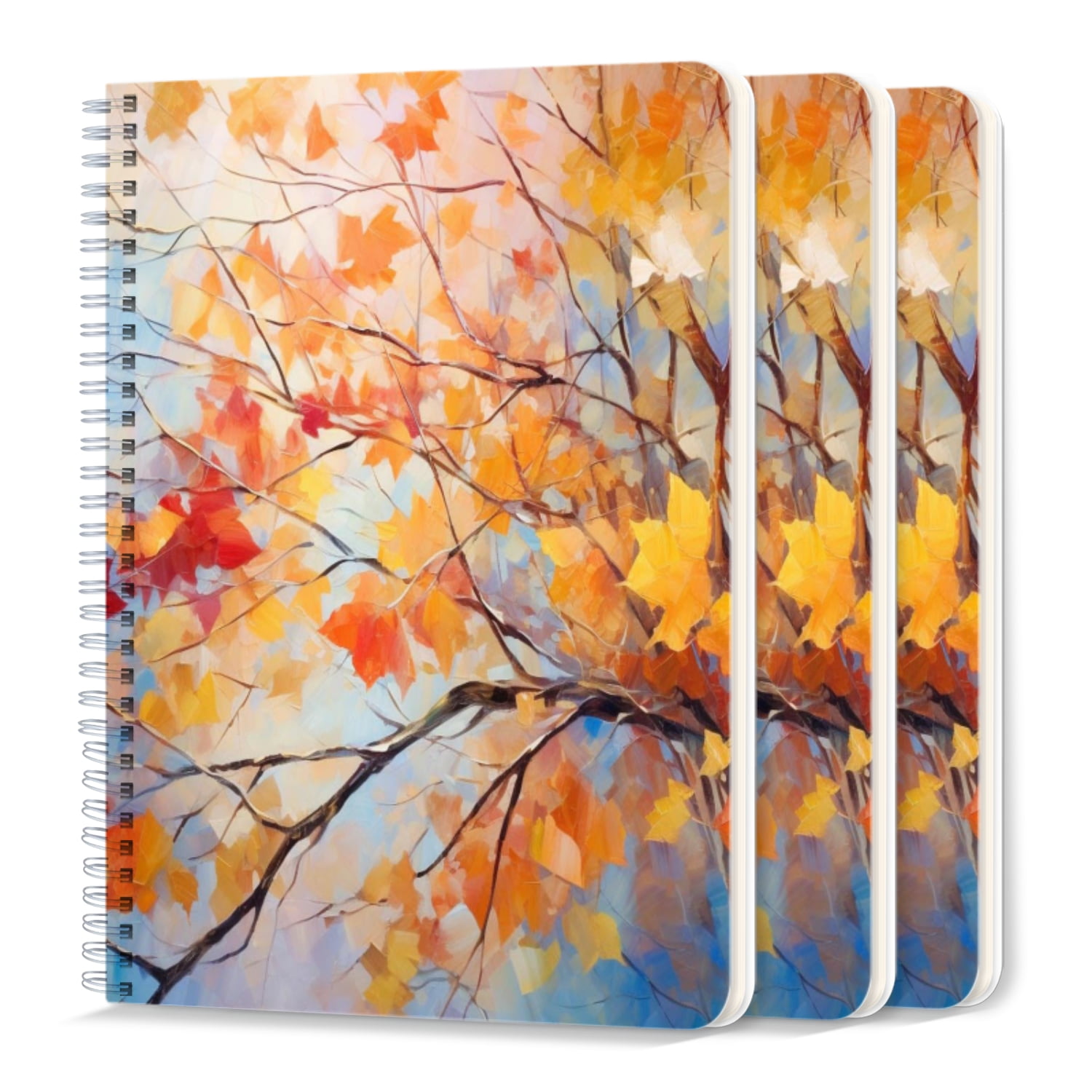 Spiral Notebook,College Ruled Journal,8.26" x 5.71" 50 Sheets/100 Pages ...