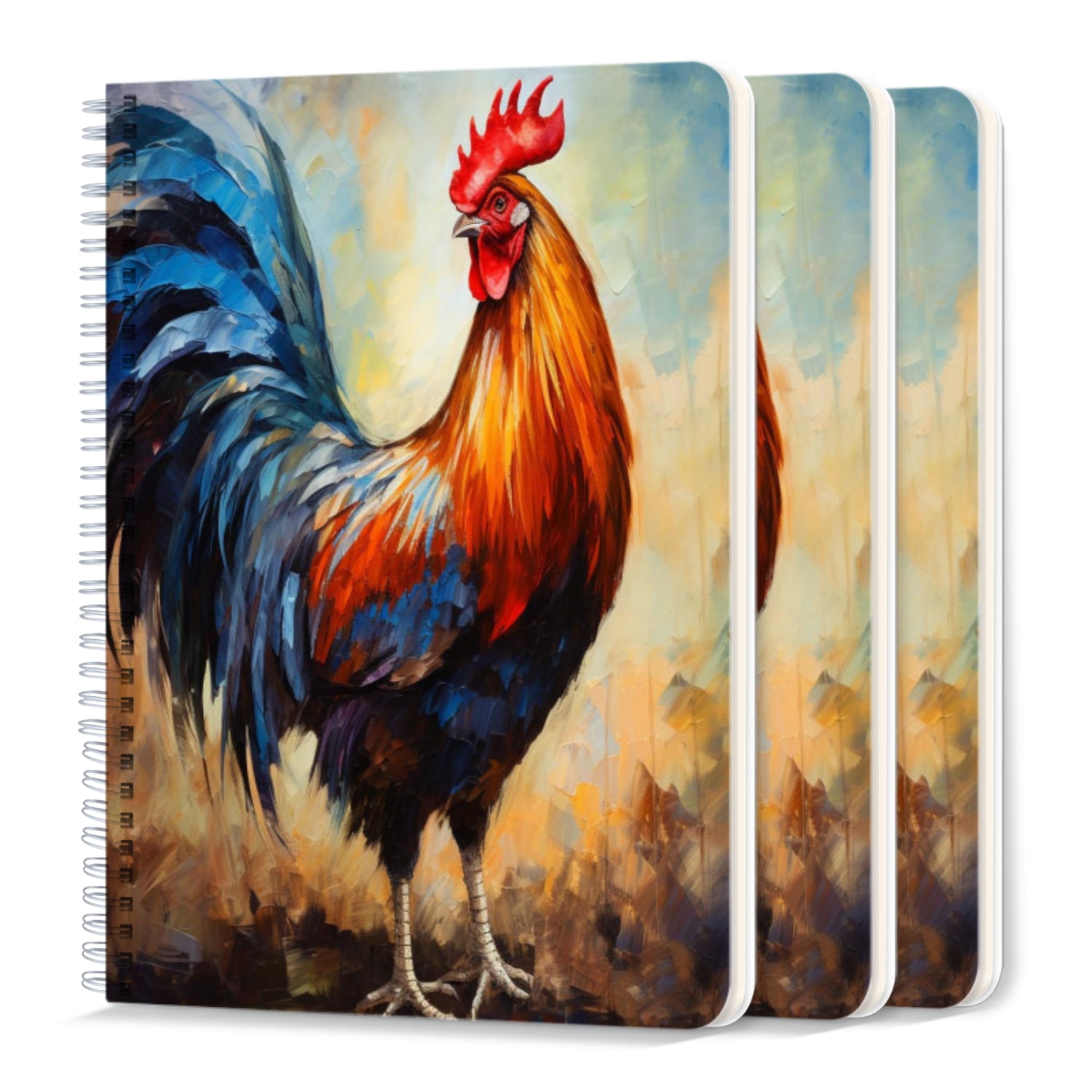 Spiral Notebook,College Ruled Journal,8.26" x 5.71" 50 Sheets/100 Pages ...