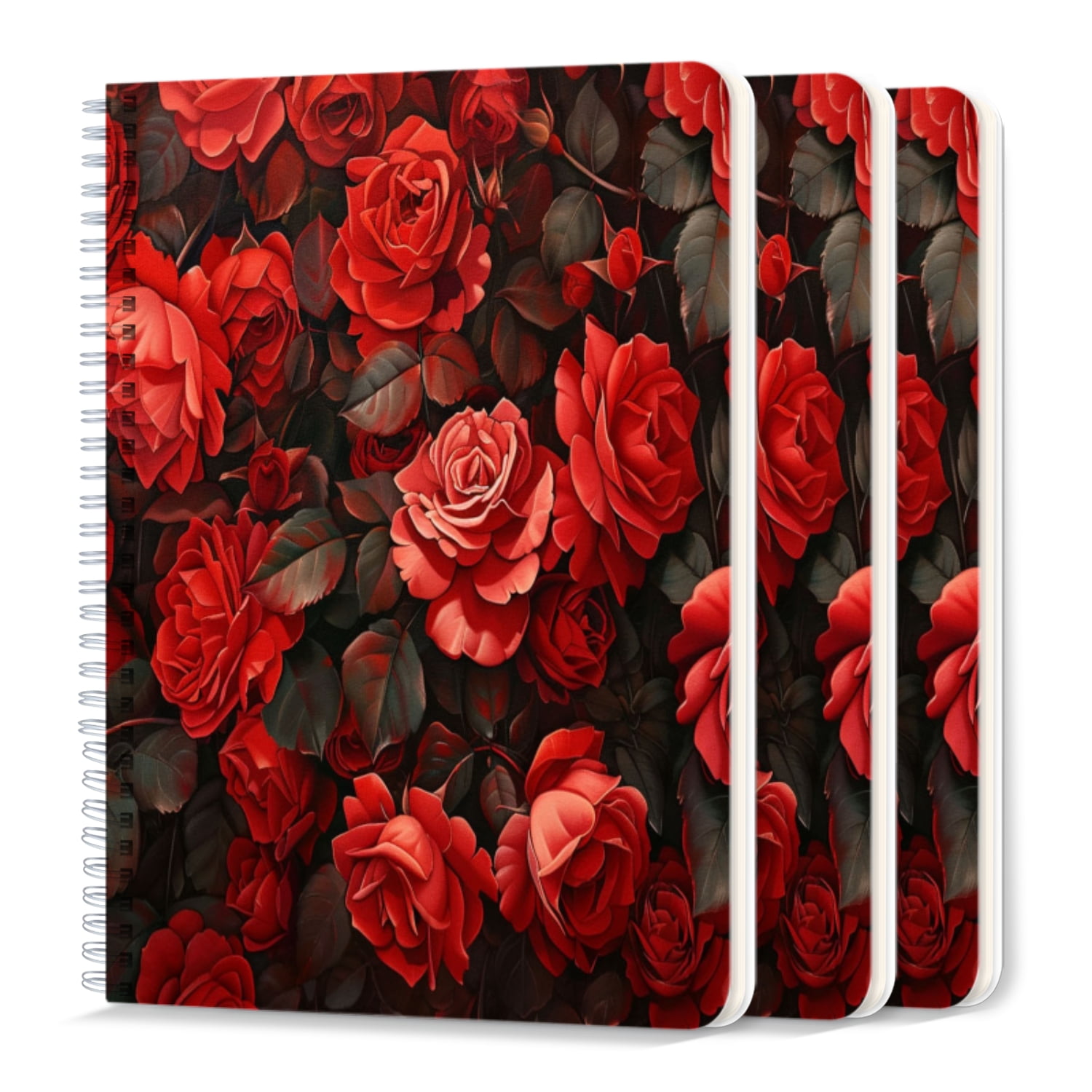 Spiral Notebook,College Ruled Journal,8.26" x 5.71" 50 Sheets/100 Pages ...