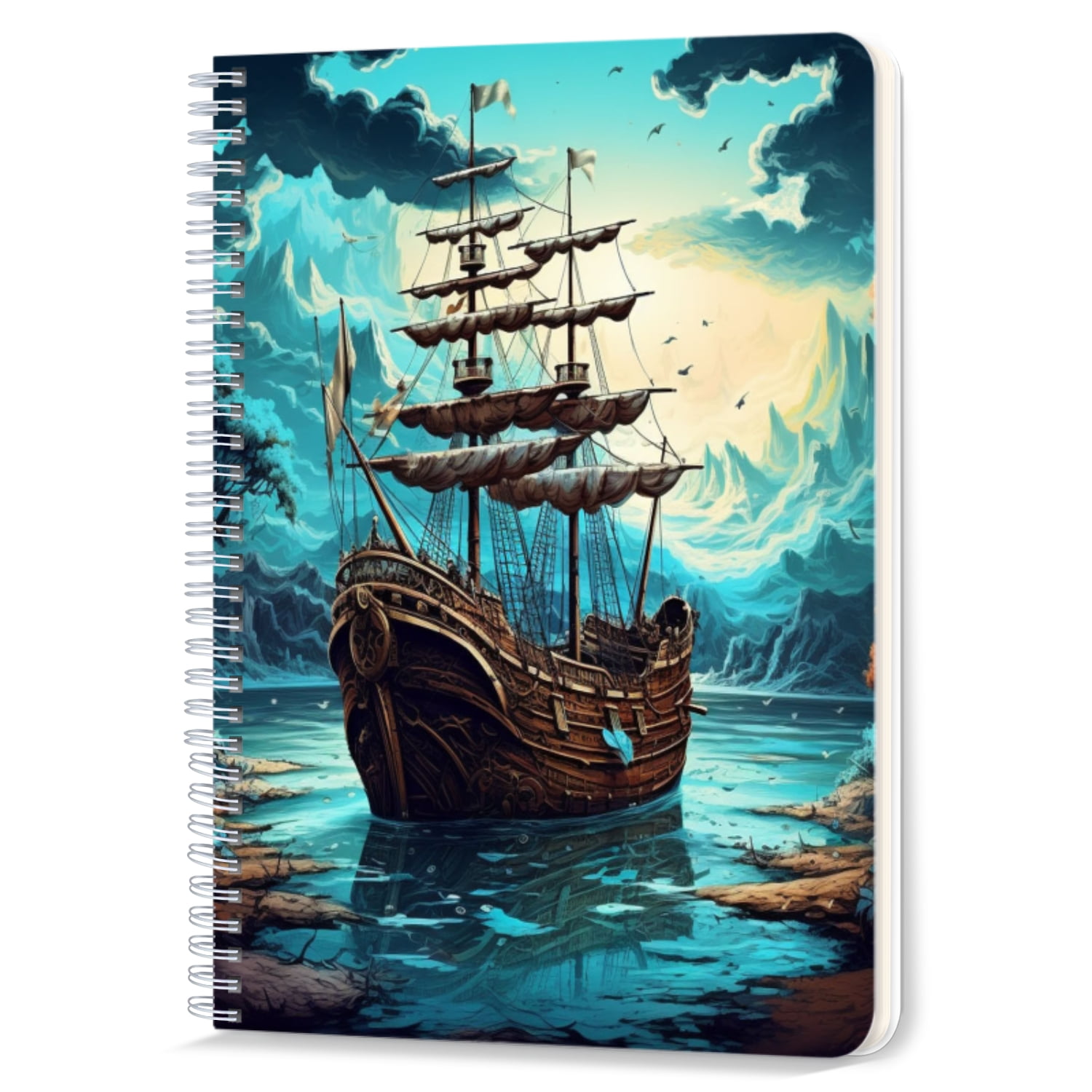 Spiral Notebook,Double-Wire Spiral College Lined Journal Notebook for ...