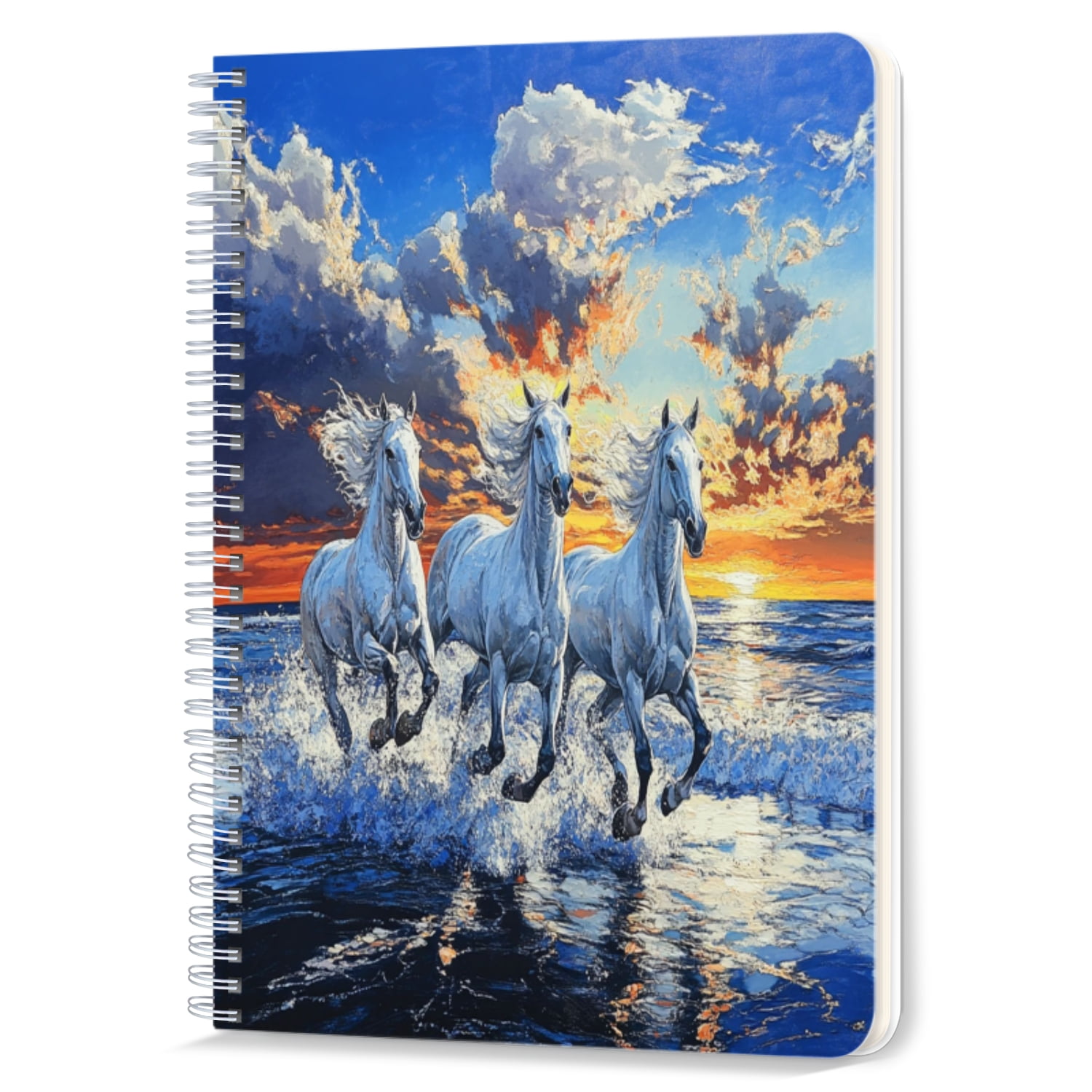 Spiral Notebook,Double-Wire Spiral College Lined Journal Notebook for ...