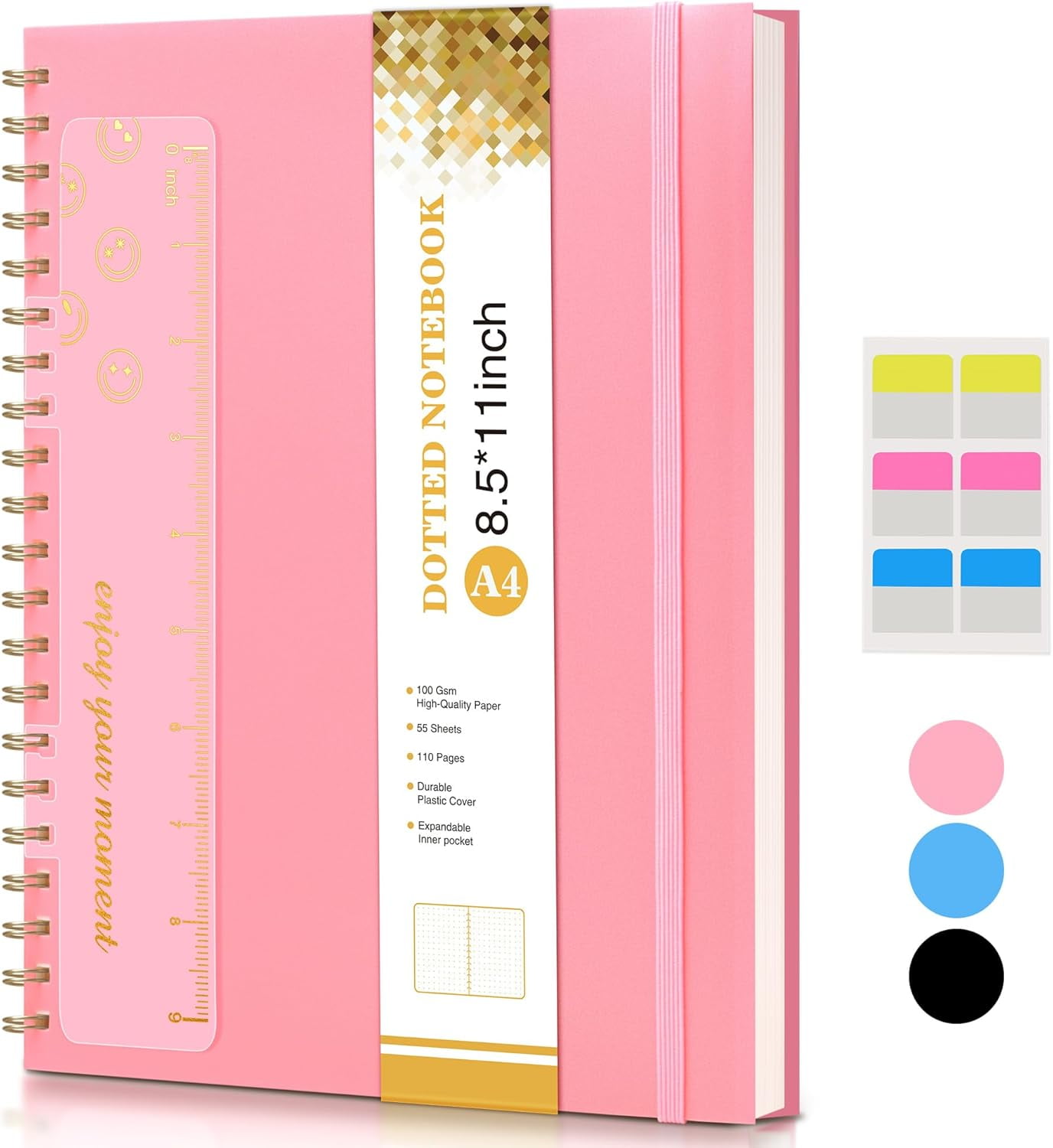 Spiral Notebook Journal , Notebooks for Women Men, College Ruled Lined ...