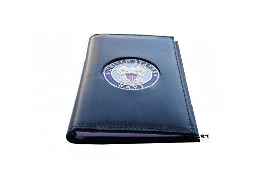 Spiral Notebook Padfolio with Medallion, Official US NAVY Note Pad ...