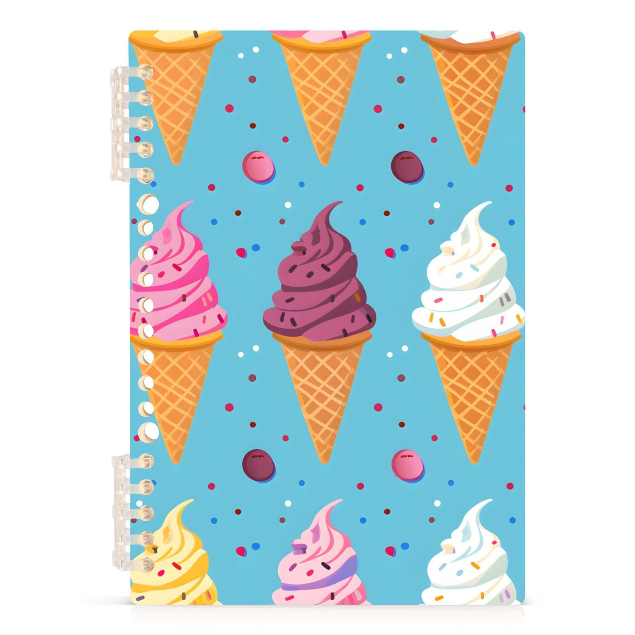 Spiral Notebooks 60 Sheets 120 Pages A5 Journal Notepad 8.3x5.7 Inch ...
