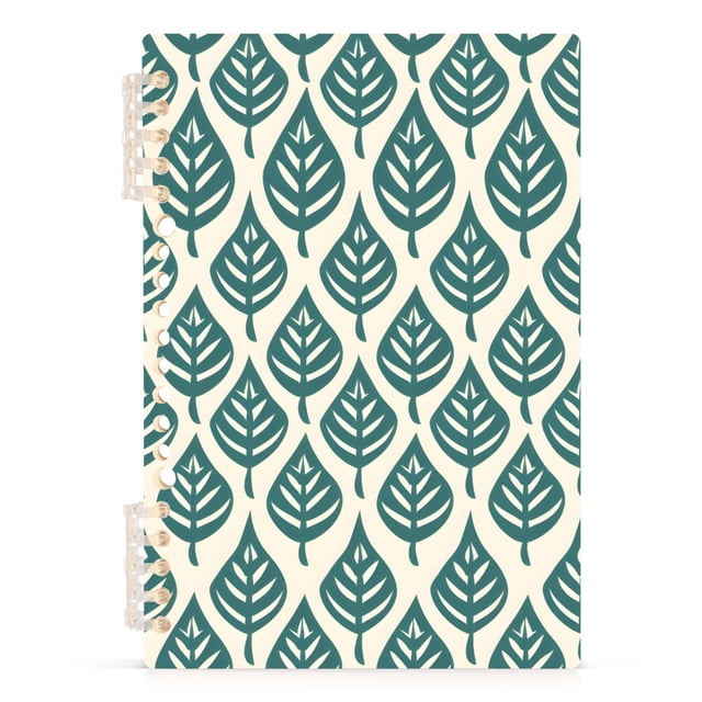 Spiral Notebooks Cute Leaf Orderly Fashion 60 Sheets 120 Pages A5 ...