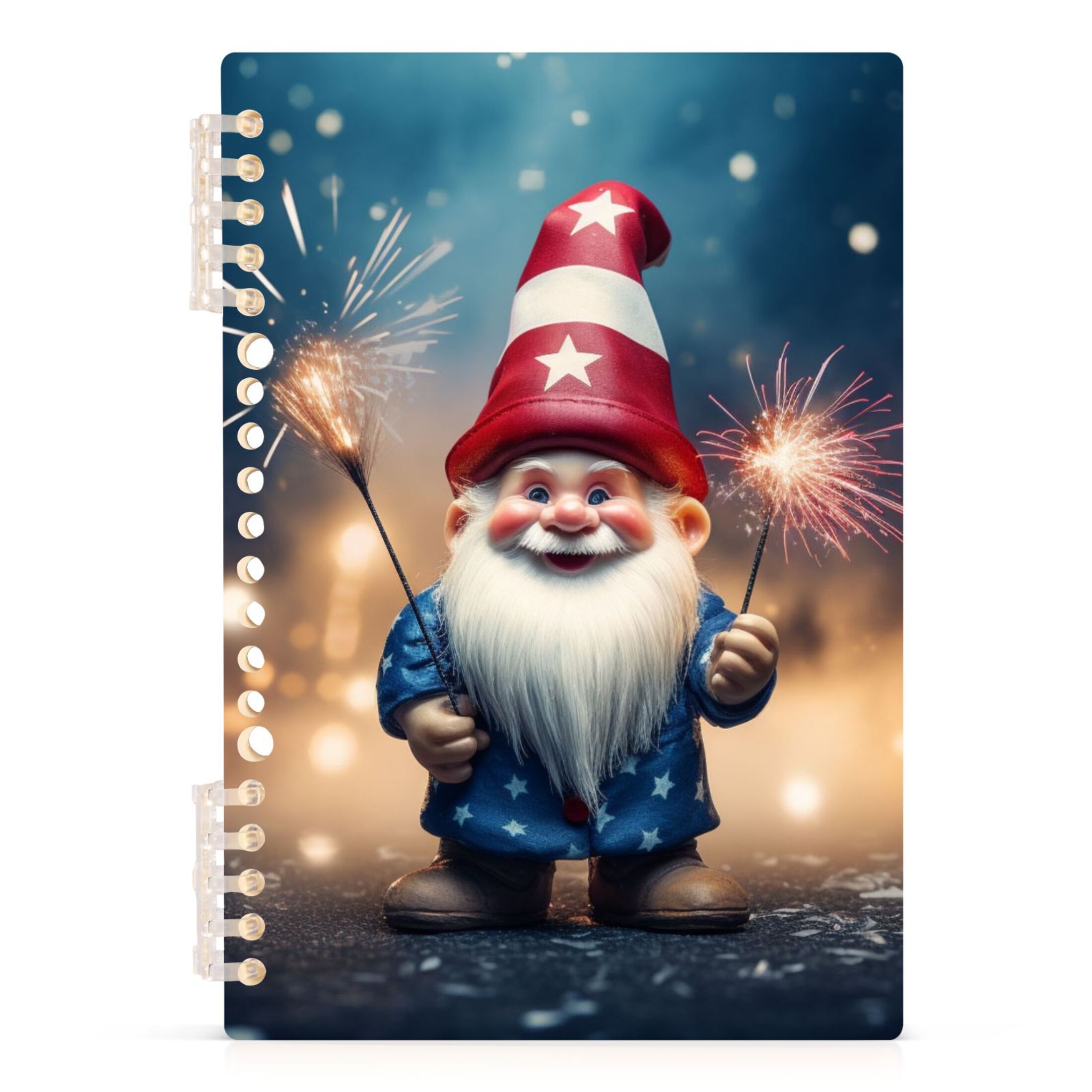 Spiral Notebooks Dwarf with Sparklers 60 Sheets 120 Pages A5 Journal ...