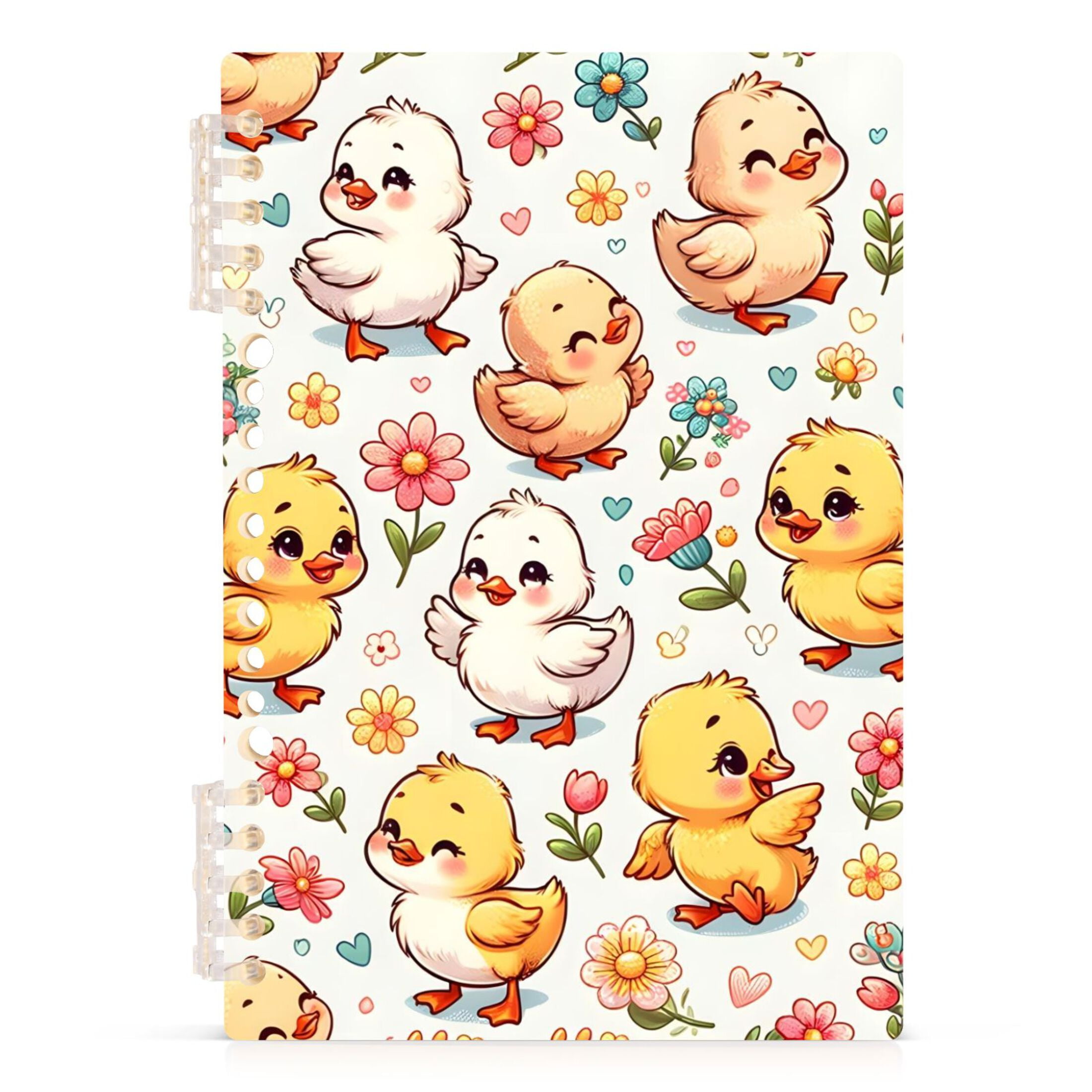 Spiral Notebooks Little Cute Duck 60 Sheets 120 Pages A5 Journal ...