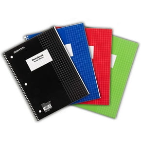 Graph Paper Spiral Notebook