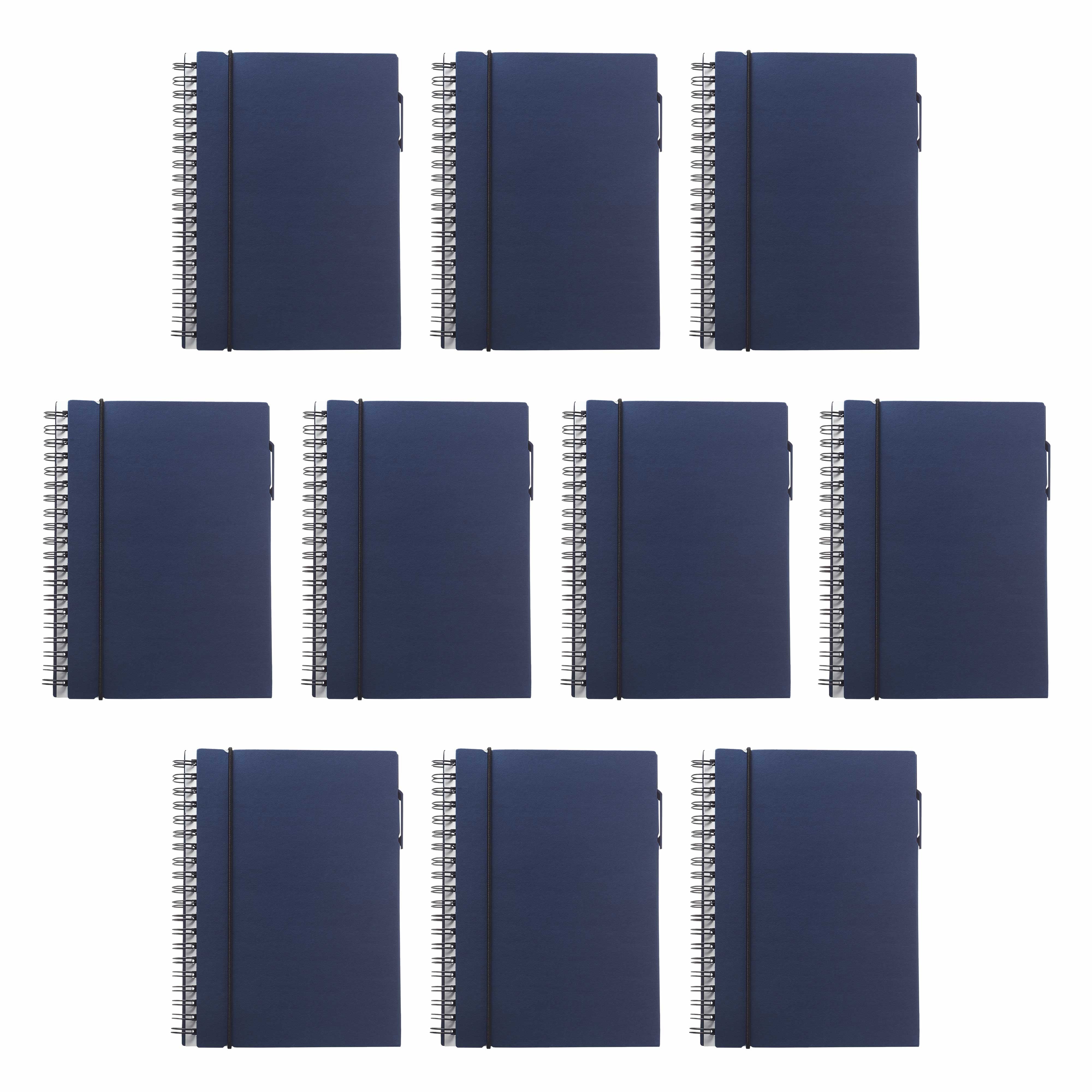 Walmart Recycled Spiral Notebooks with Elastic Closure, Post-it Notes ...