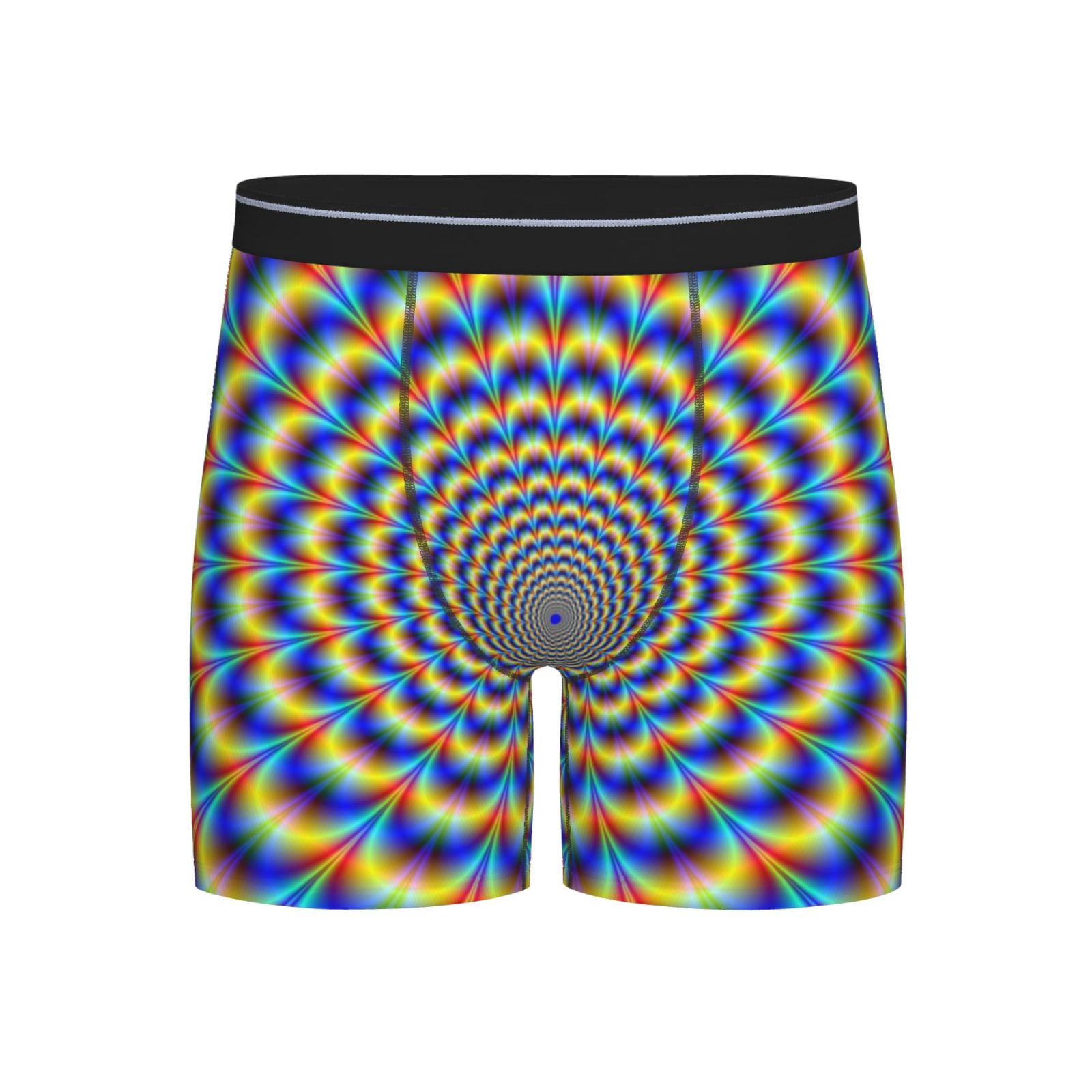 Spiral Optical Illusion Gif Underwear For Men,Soft Boxer Briefs ...