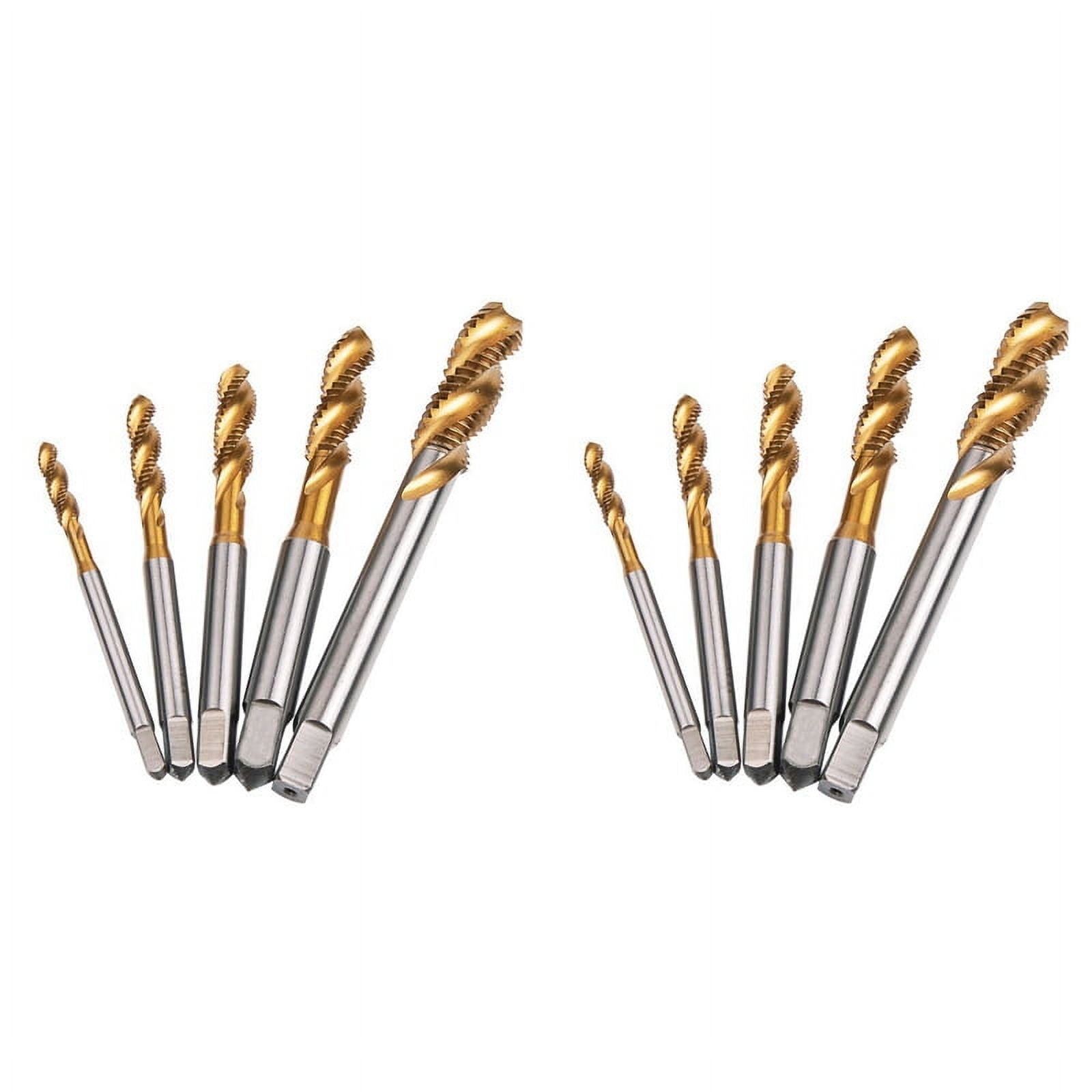 Spiral Pointed Taps Tapping Thread Forming Tap Hss 10Pc Metric Spiral ...
