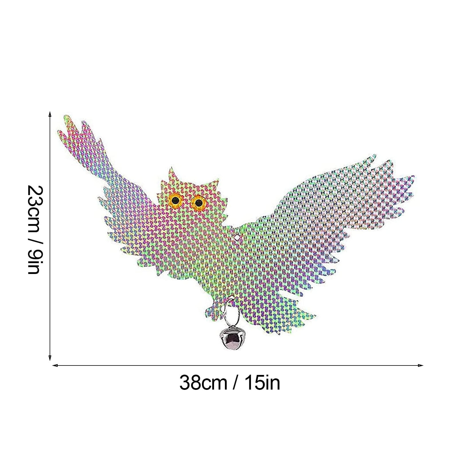 Spiral Reflectors Silver Mylar Spinners, Reflective Bird Deterren ...