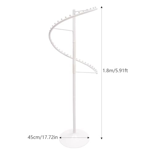 Spiral Rotating Clothing Rack, 38 Ball Heavy Duty Metal Garment Rack ...