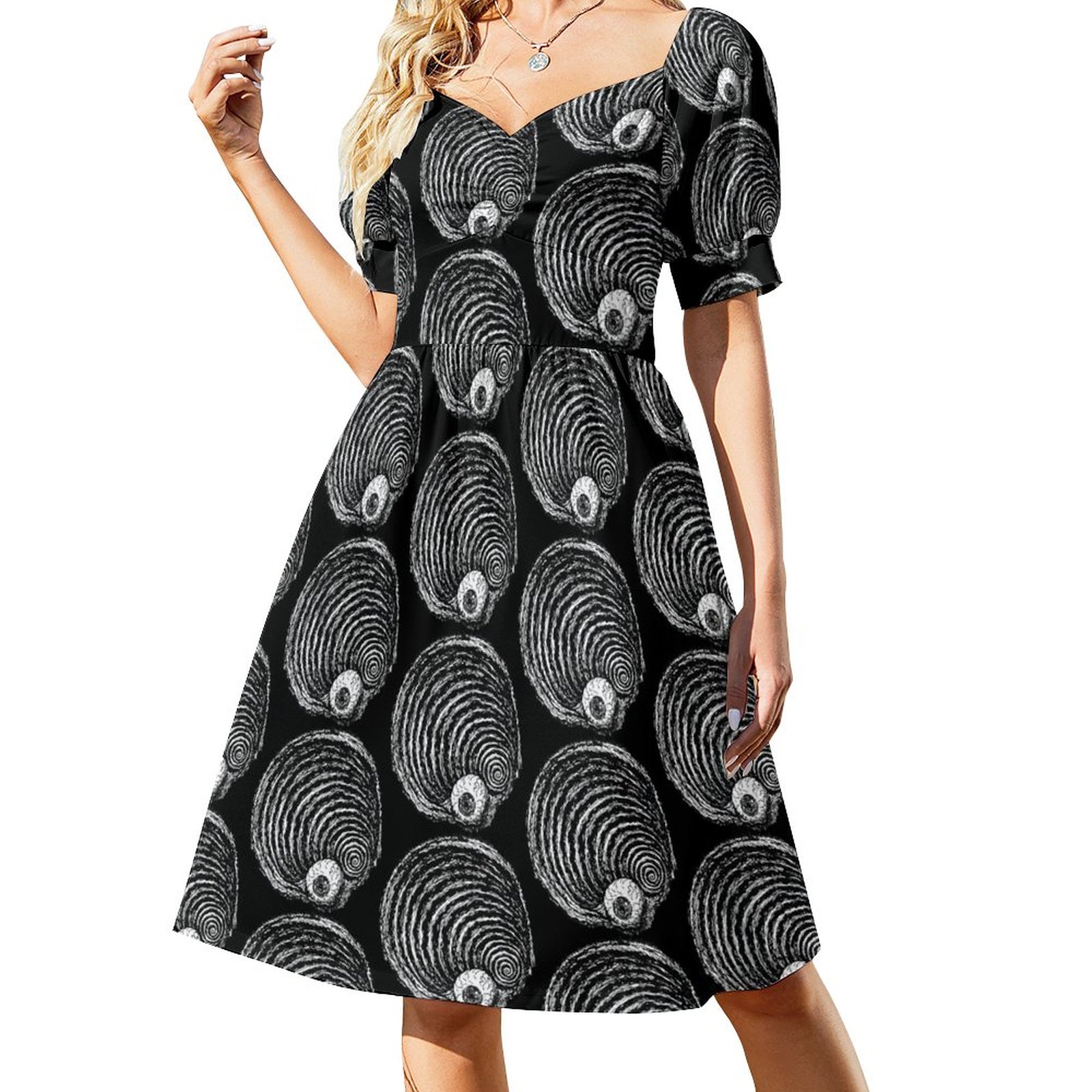Spiral Sleeveless Dress Women long dress elegant chic women dresses ...