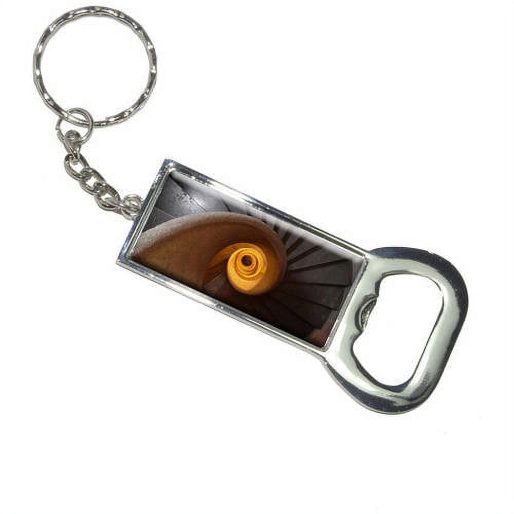 Spiral Staircase Stairs Keychain Bottle Bottlecap Opener - Walmart.com