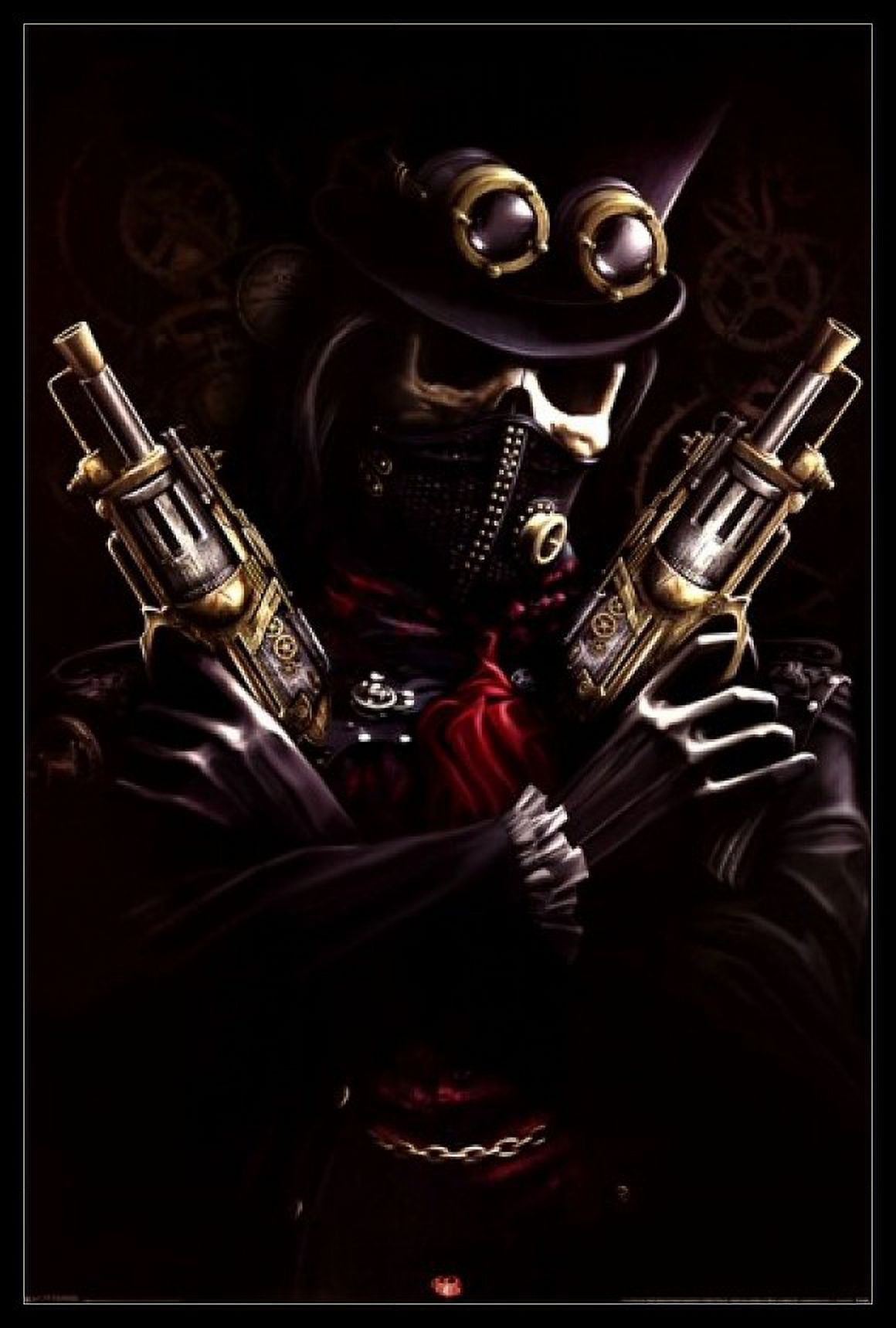 Spiral - Steampunk Bandit Laminated & Framed Poster (24 x 36) - Walmart.com