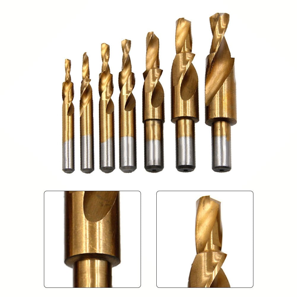 Spiral Step Drill Bit 180 Degree Angles Efficient Reaming and ...