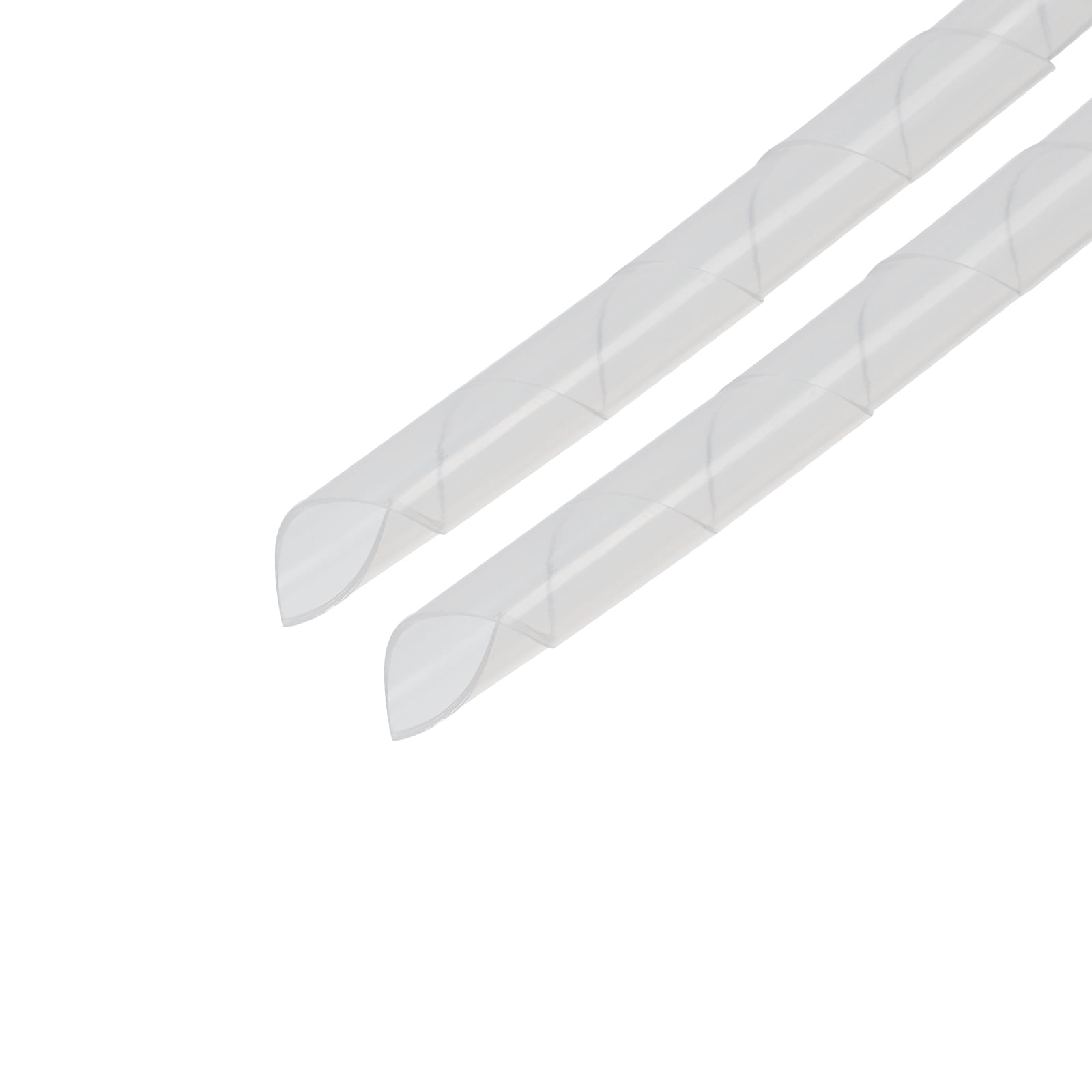 Spiral Tube Wrap 2Pcs Cable Management Sleeve 29.5ft 10mm ID Flexible ...