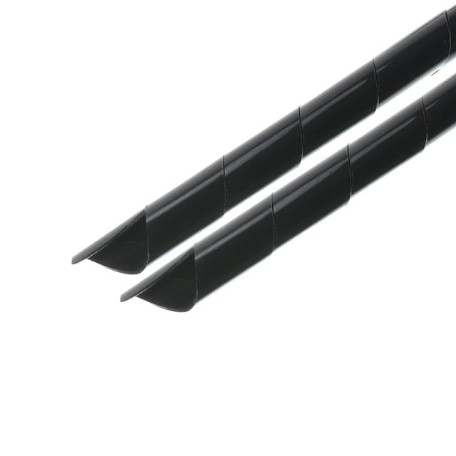 Spiral Tube Wrap 2Pcs Cable Management Sleeve 36.1ft 8mm ID Flexible PE ...