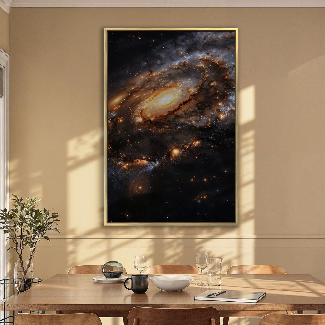 Spiral Wall Art Space Andromeda Print Explore the Universe Decor Starry ...