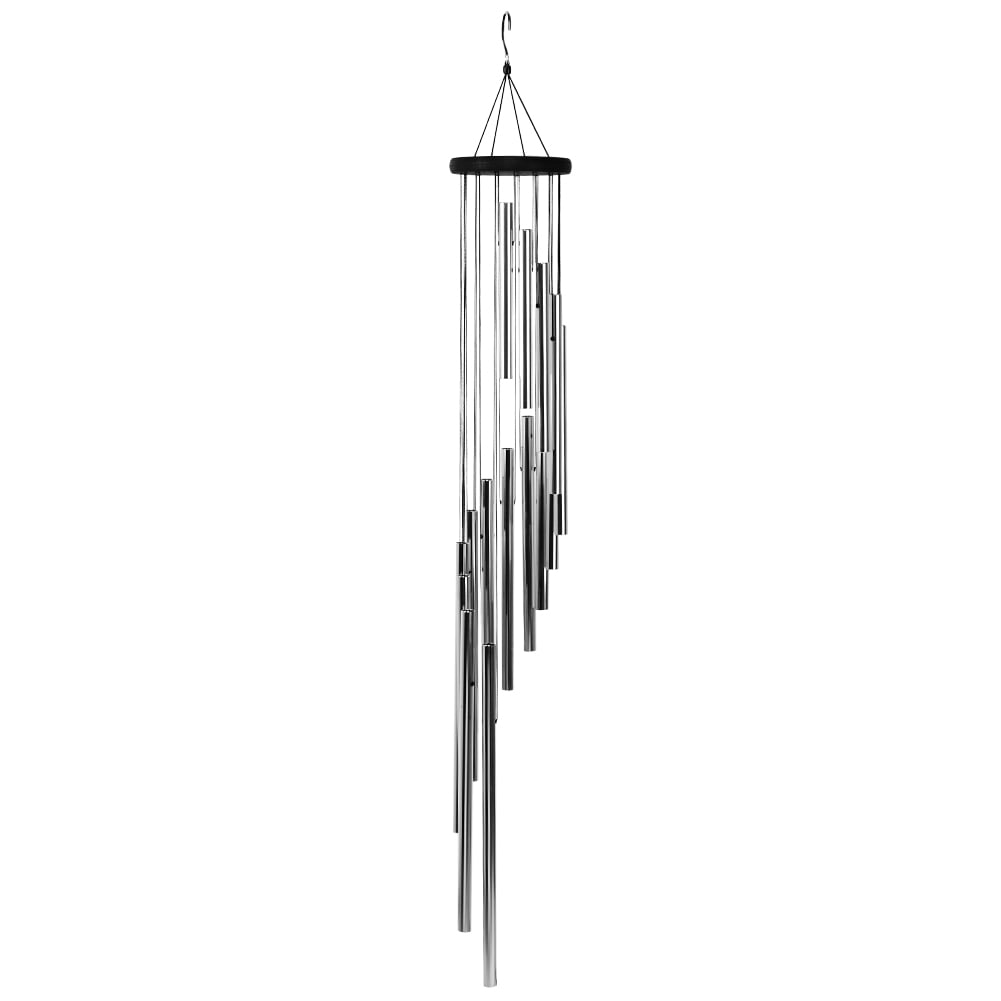 Spiral Wind Chime with 15 Tubes - Outdoor Aeolian Bells Home Decoration ...