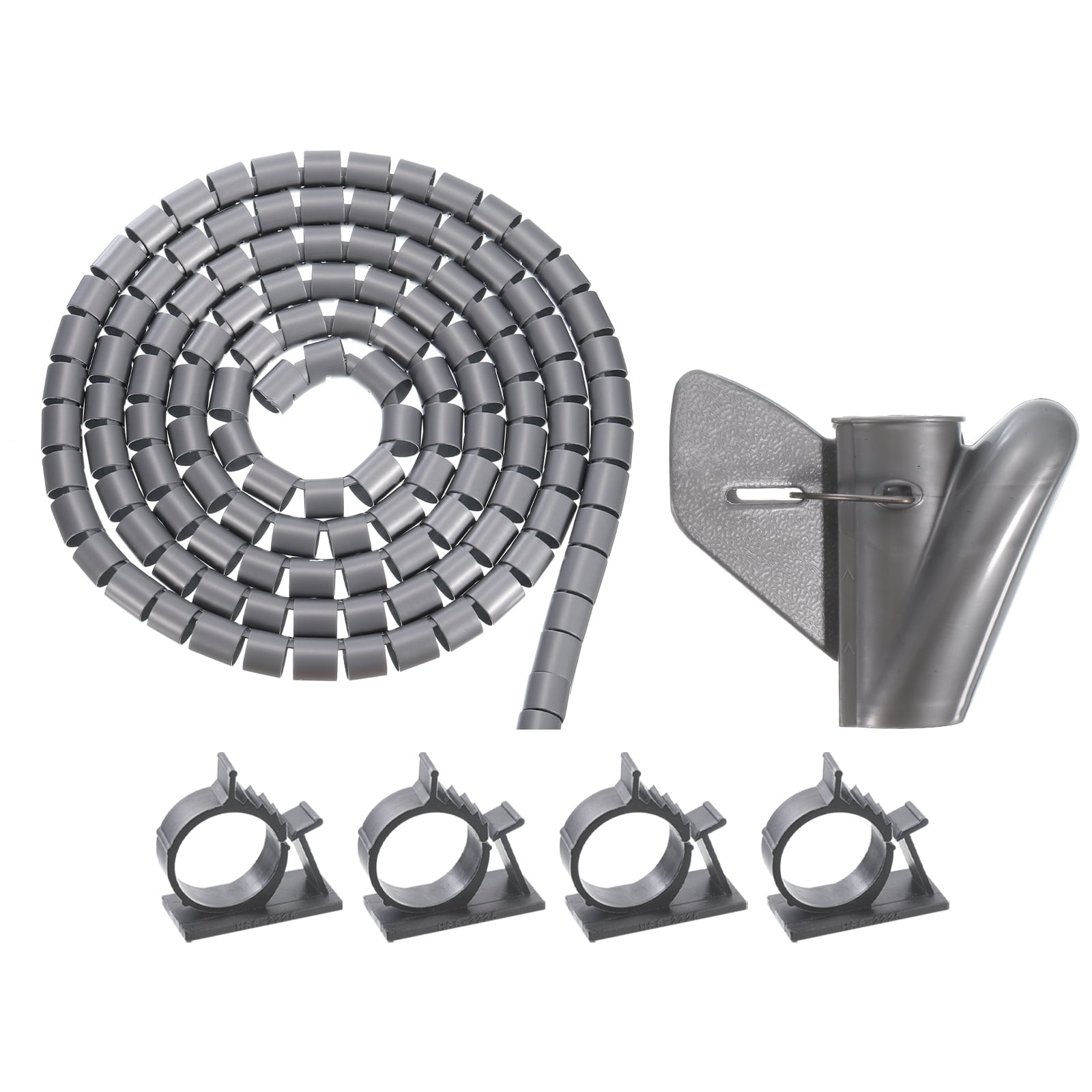 Spiral Winding Cable Management 1.5M/4.9ft 22mm Cord Organizer with 1 ...