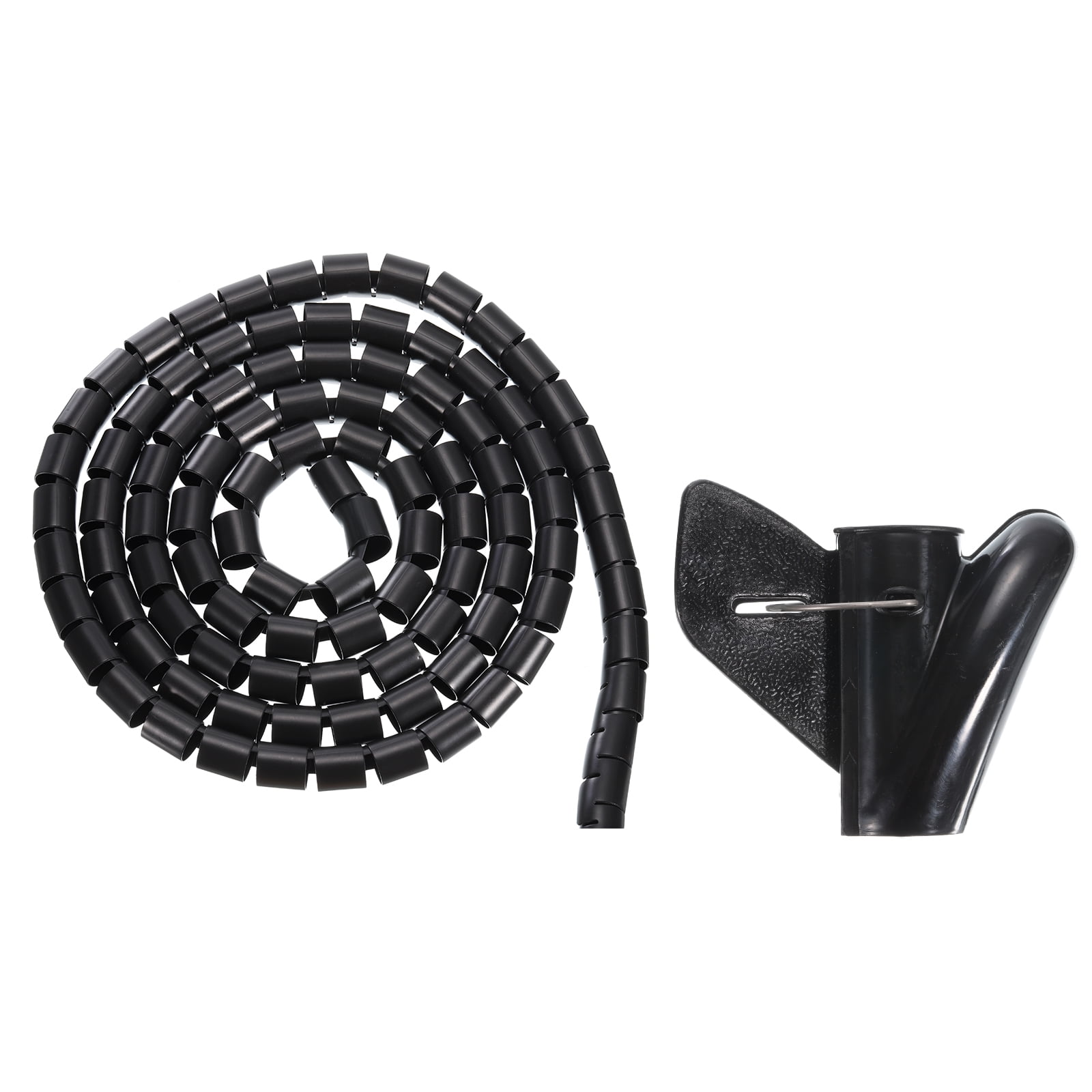 Spiral Winding Cable Management 2.5M/8.2ft 28mm Cord Organizer with 1 ...