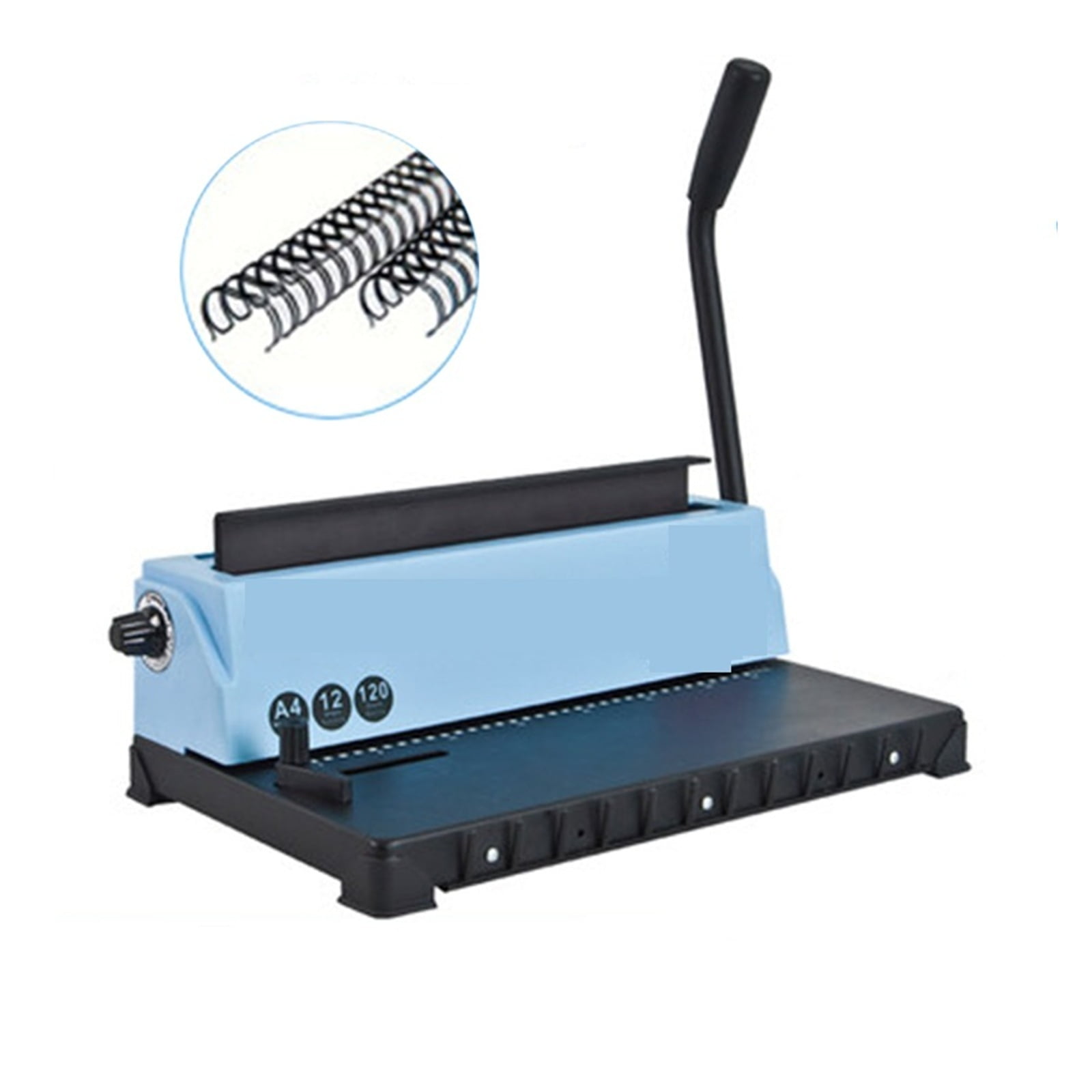 Spiral Wire Binding Machine 34 Hole File Menu Tender Document Picture ...
