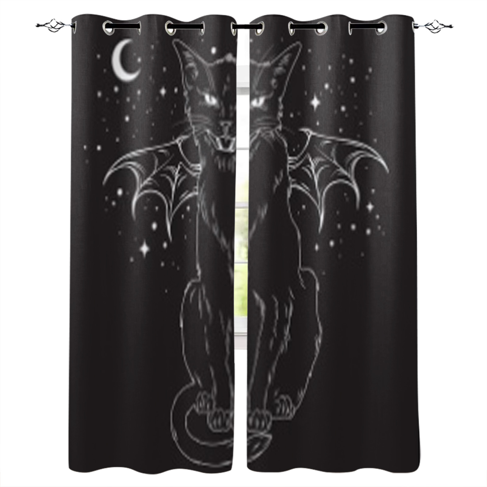 Spiral n Modern Luxury Women Girl Light Filtering Drapes Flower Decor 2 ...